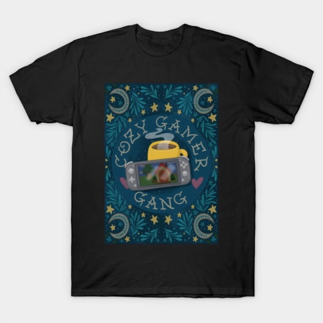 Funny Cozy Gamer Gang Video Game Player Squad Graphic, H36870 T-Shirt ...