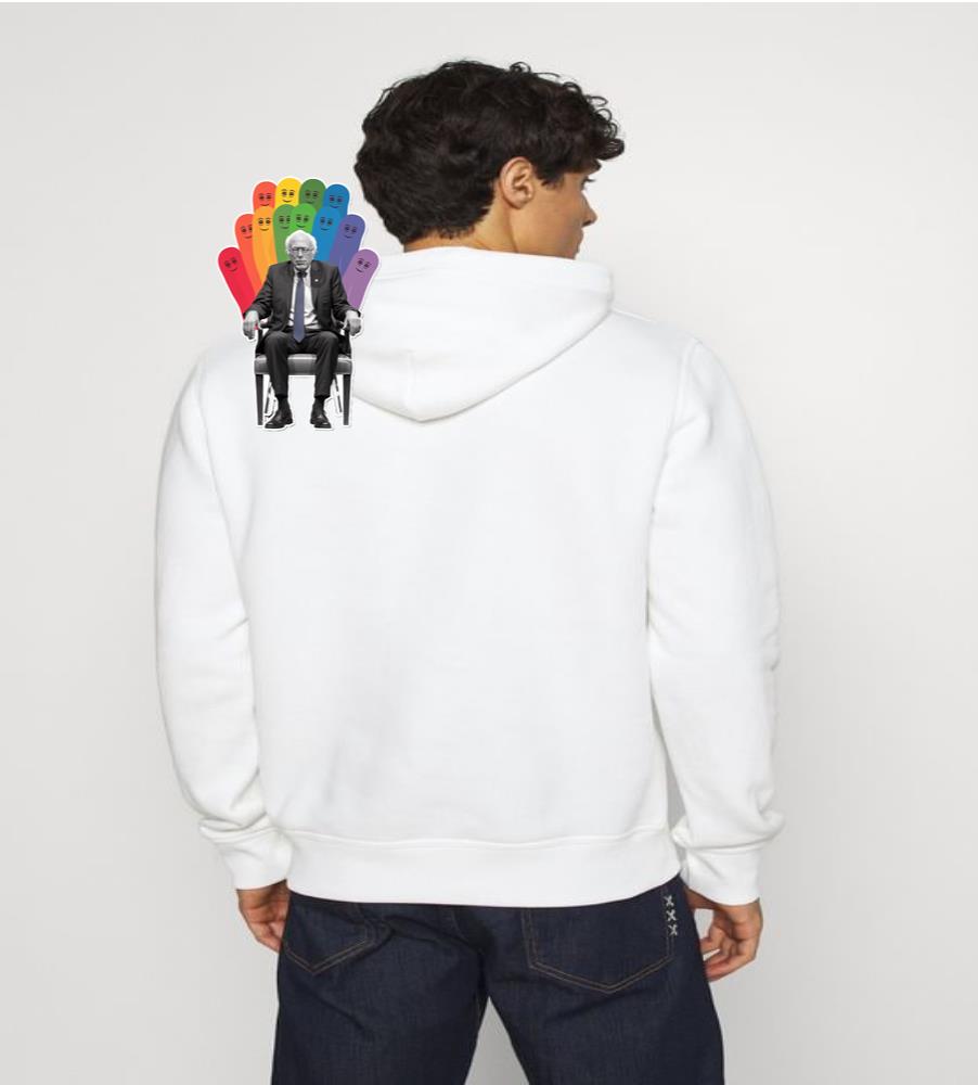 Funny Cozy Guy HOODIE - Iconic Sitting Pose & Mittens Design with ...