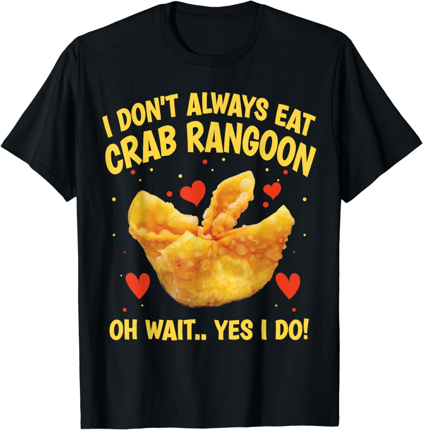 Funny Crab Rangoon T-Shirt - Walmart.com