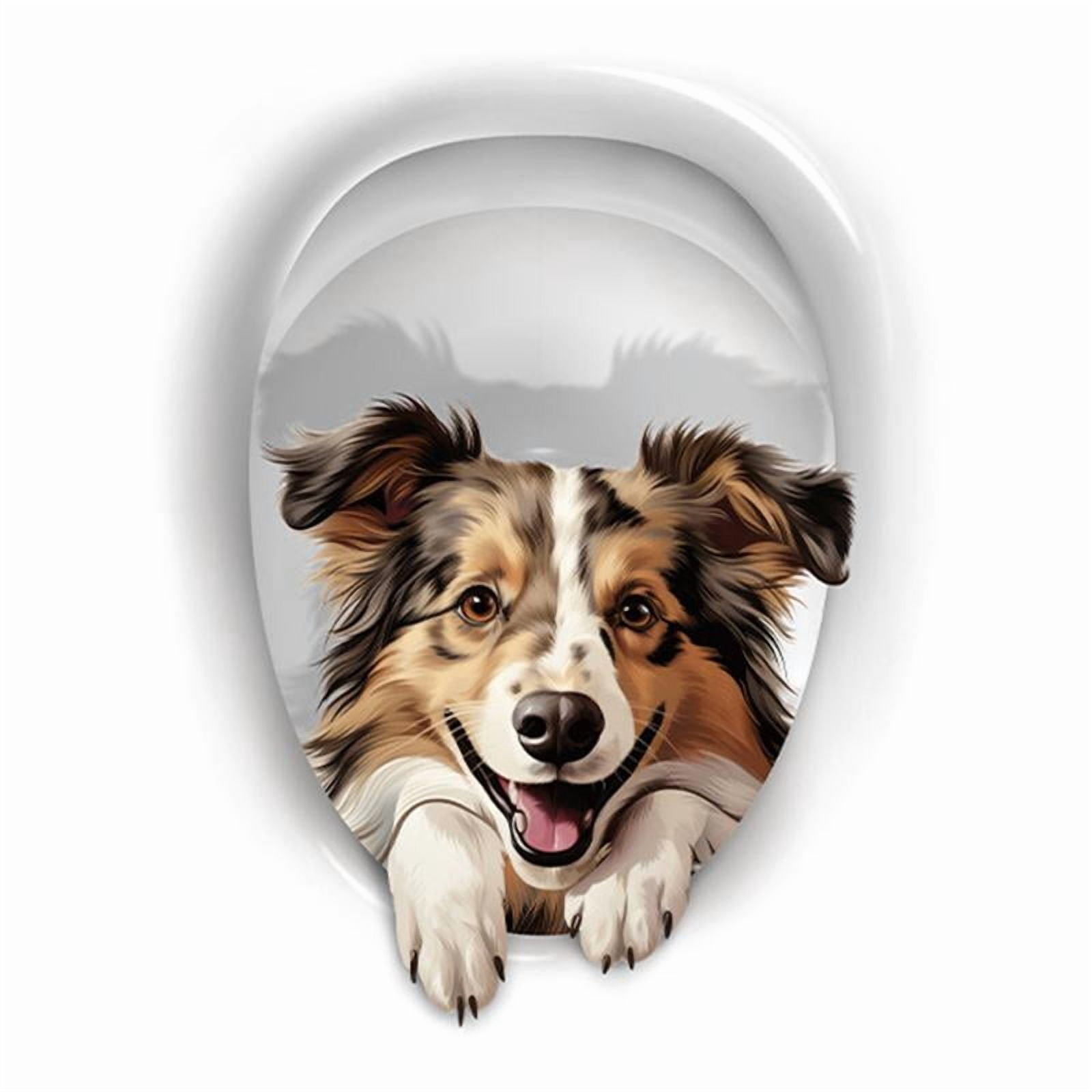 Funny Creative 3D Cat Toilet Stickers,Squirrel 3D Sticker for Toilet ...