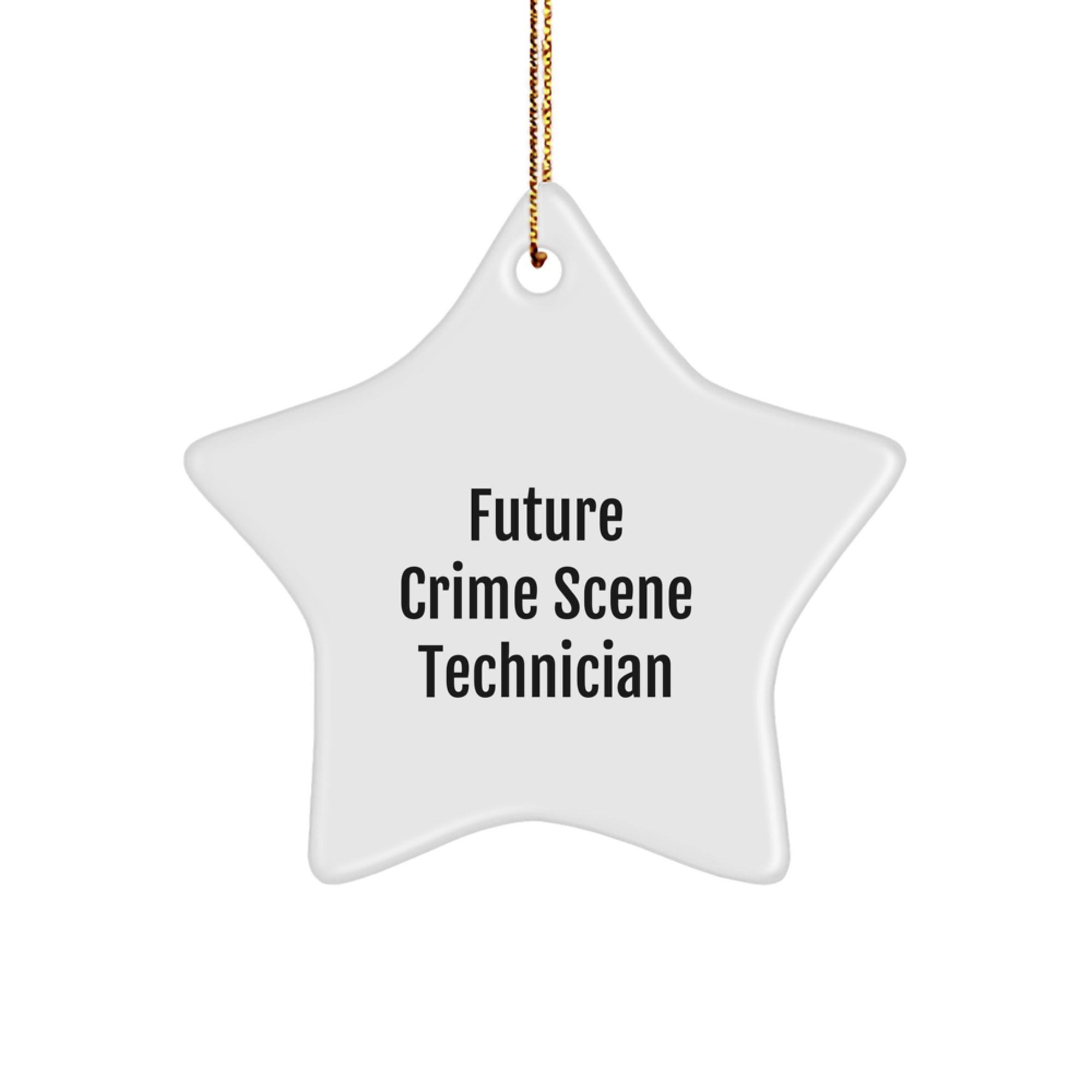 Funny Crime Scene Technician Gifts from Family - Christmas Unique Star ...