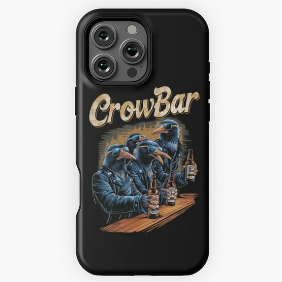 Funny Crowbar Dad Joke Pun Graphic Phone Case for iPhone 16 15 14 13 12 ...