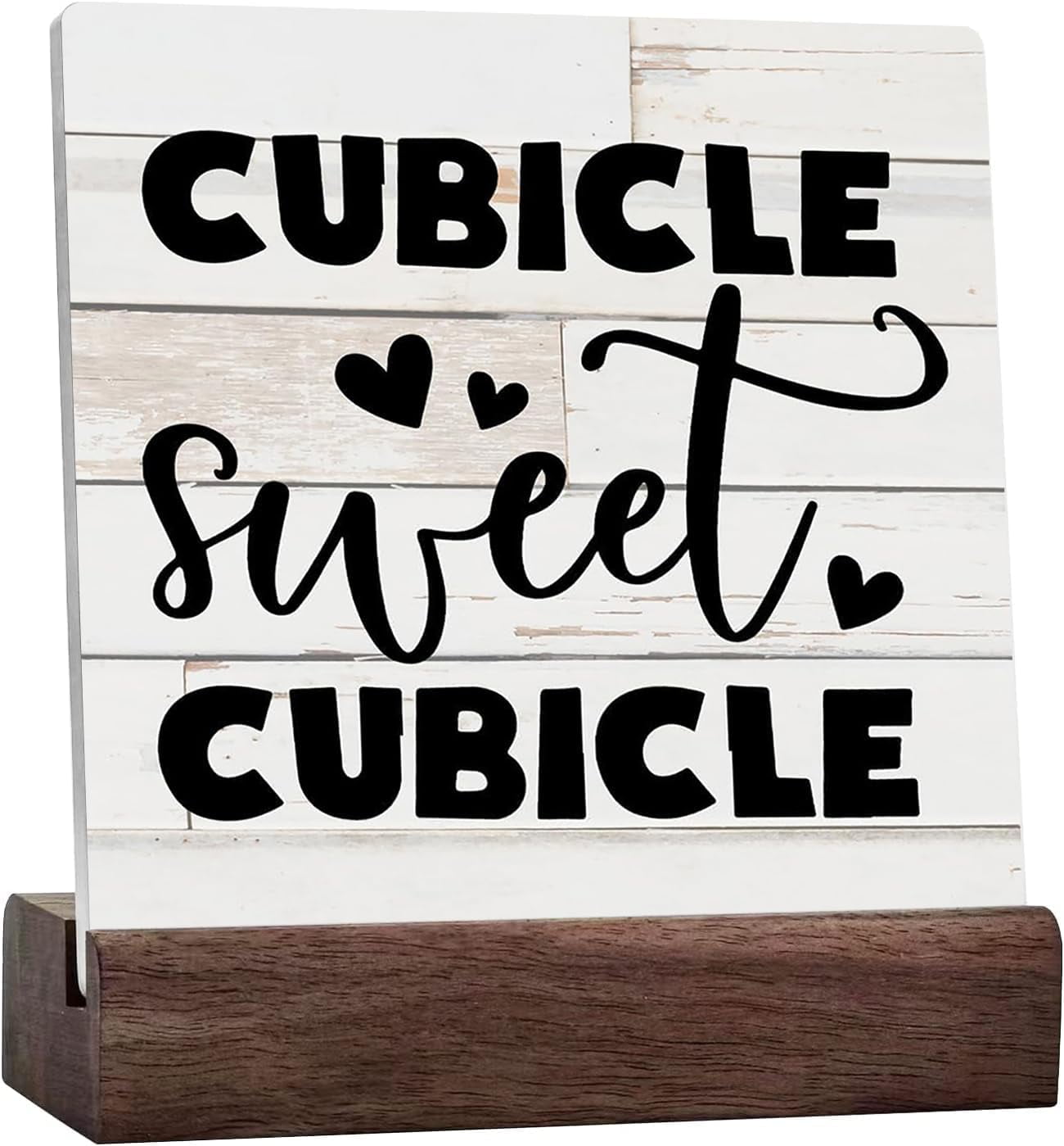 Funny Cubicle Sweet Cubicle Sign, Home Office Desk Decor For Men Women ...