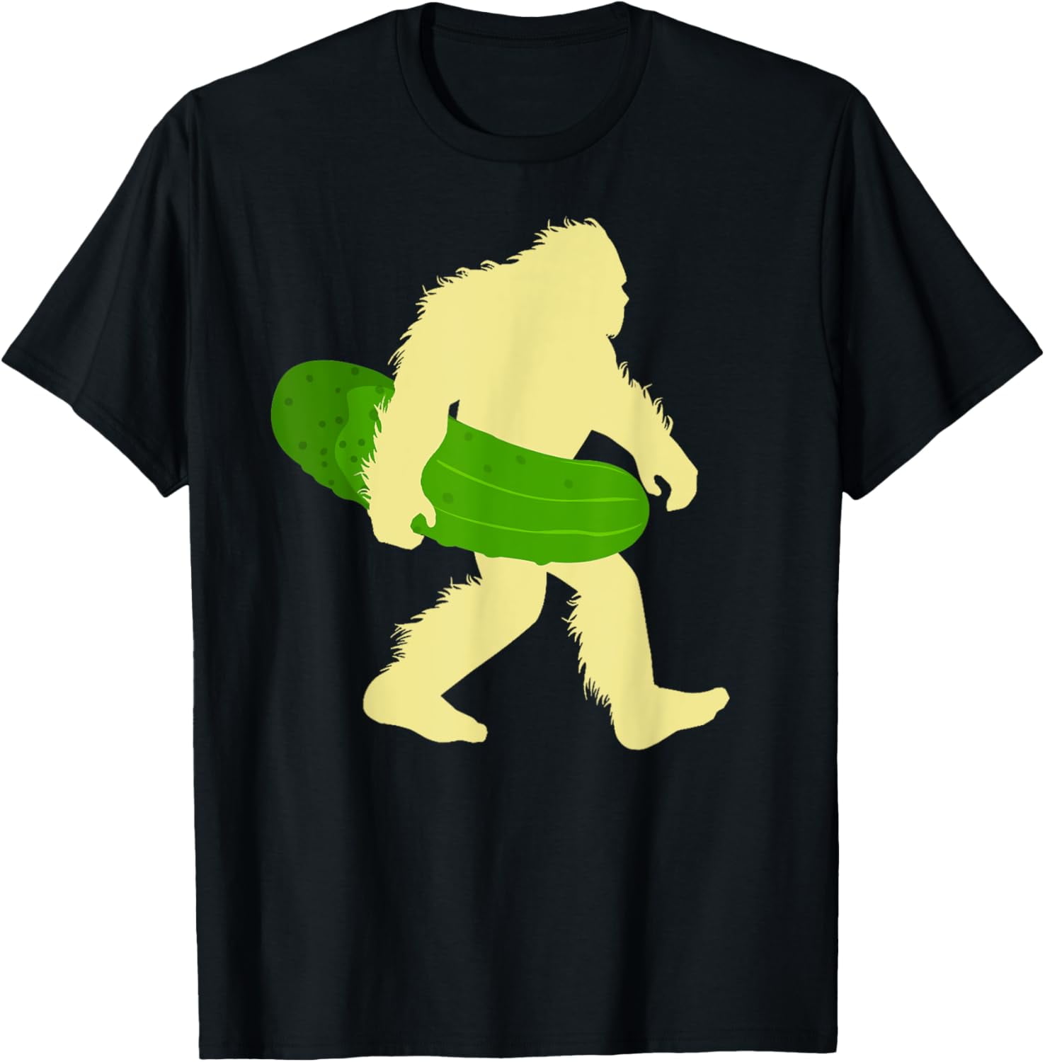 Funny Cucumber Loves Pickle Bigfoot Sasquatch Pickles Lover T-Shirt men ...