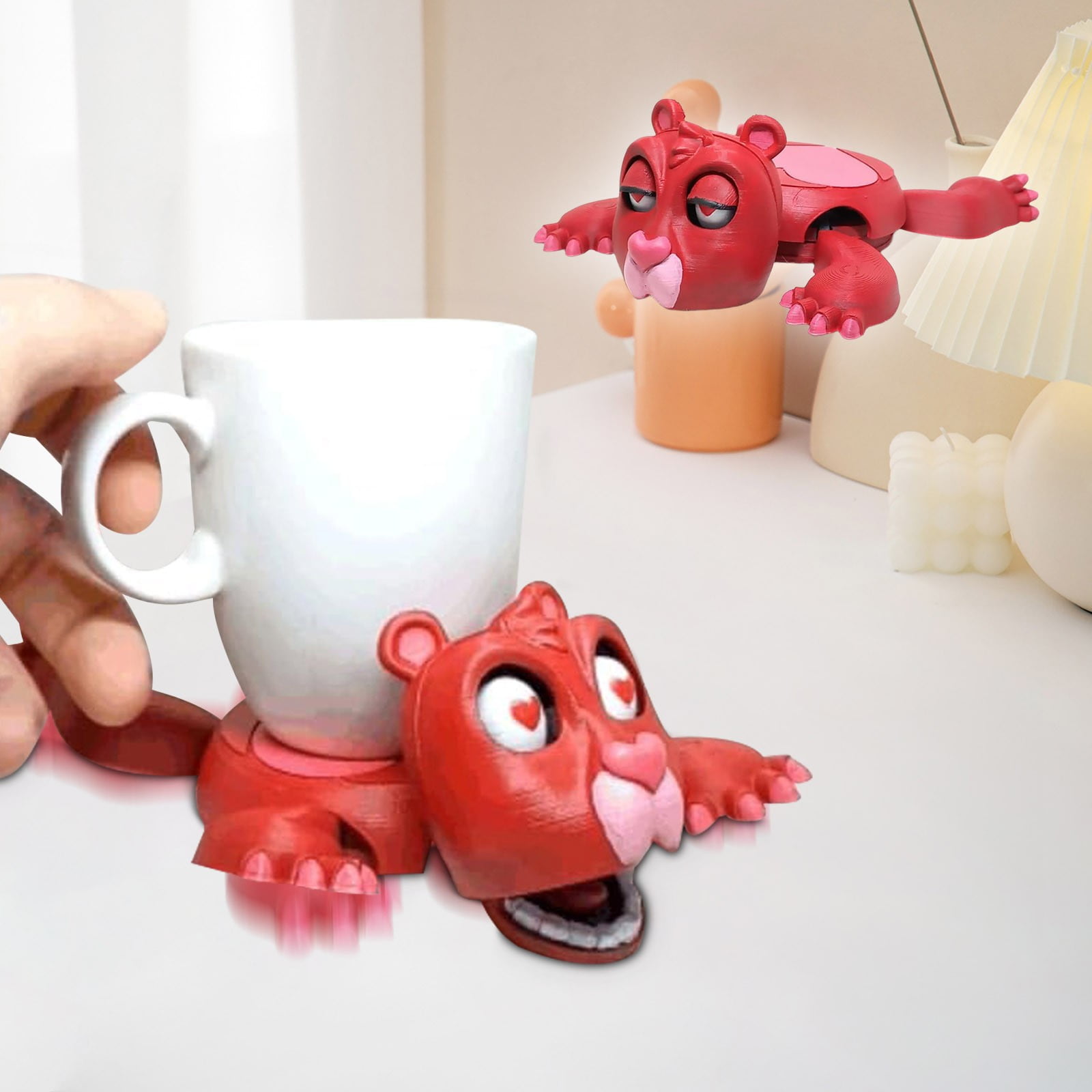 Funny Cup Holders,Turtle Cup Holders with Funny Expression,3D Printed ...