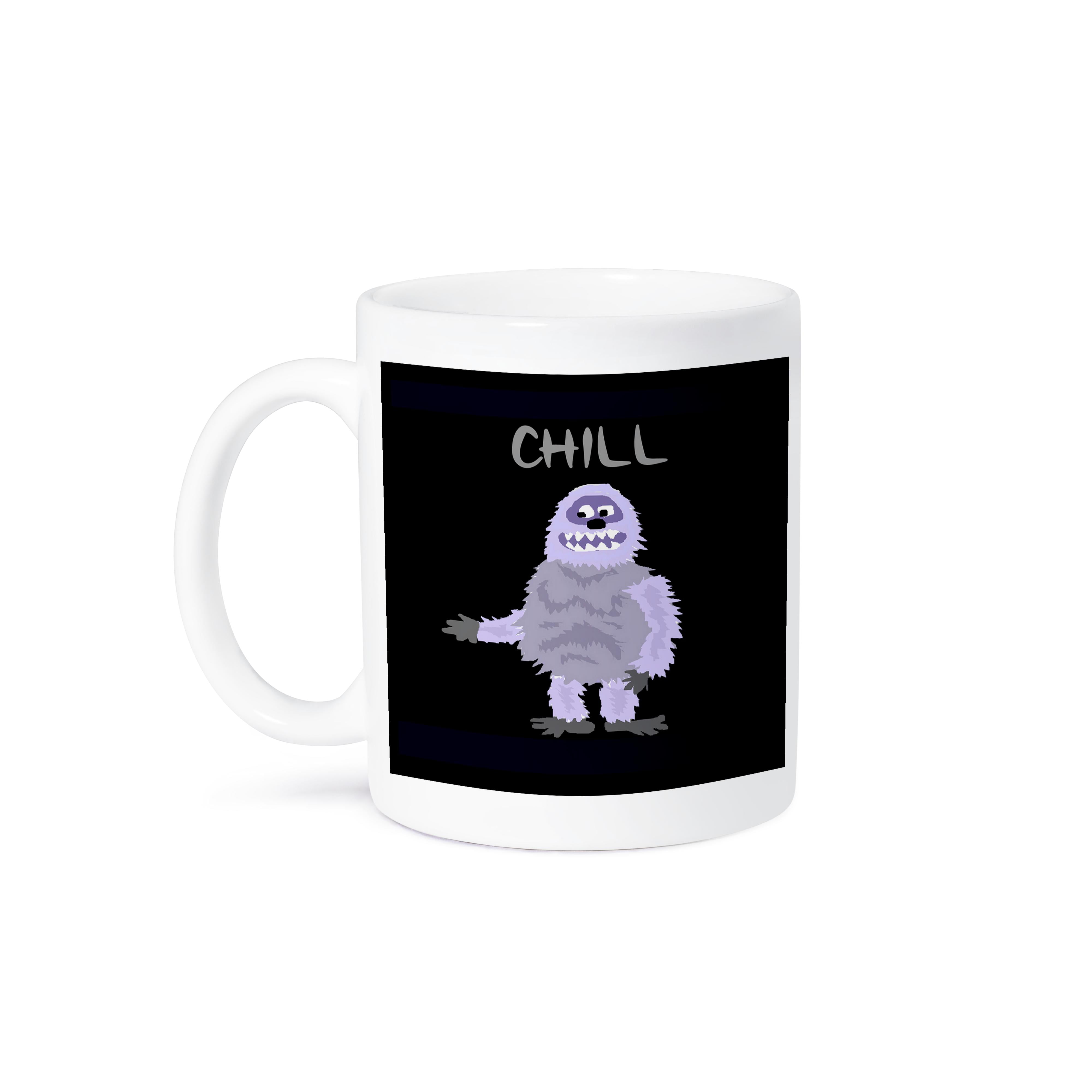 3drose, Funny Cute Abominable Snowman Chill Cartoon, 15oz Mug - Walmart.com