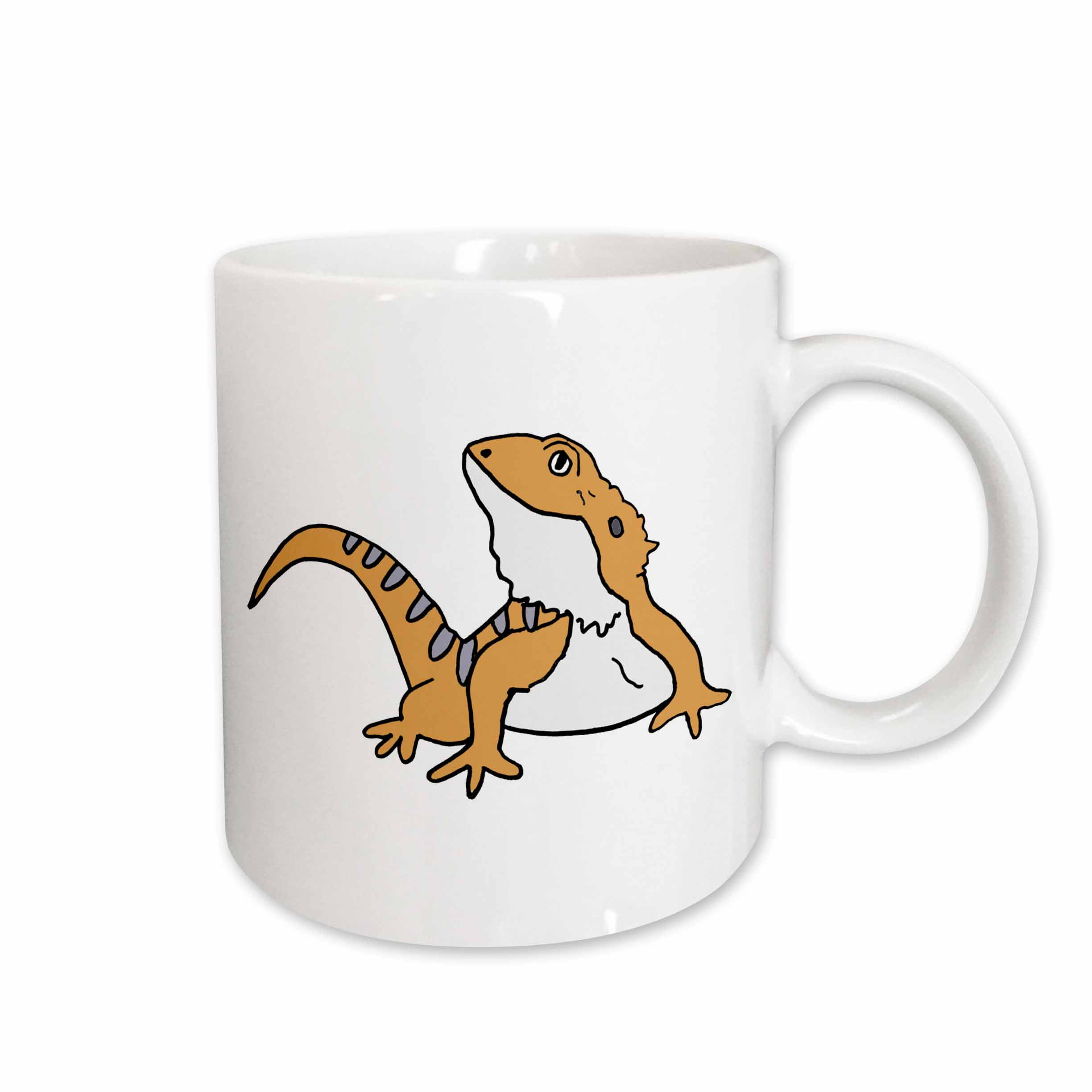 3drose, Funny Cute Bearded Dragon Lizard Cartoon for Bearded Dragon ...