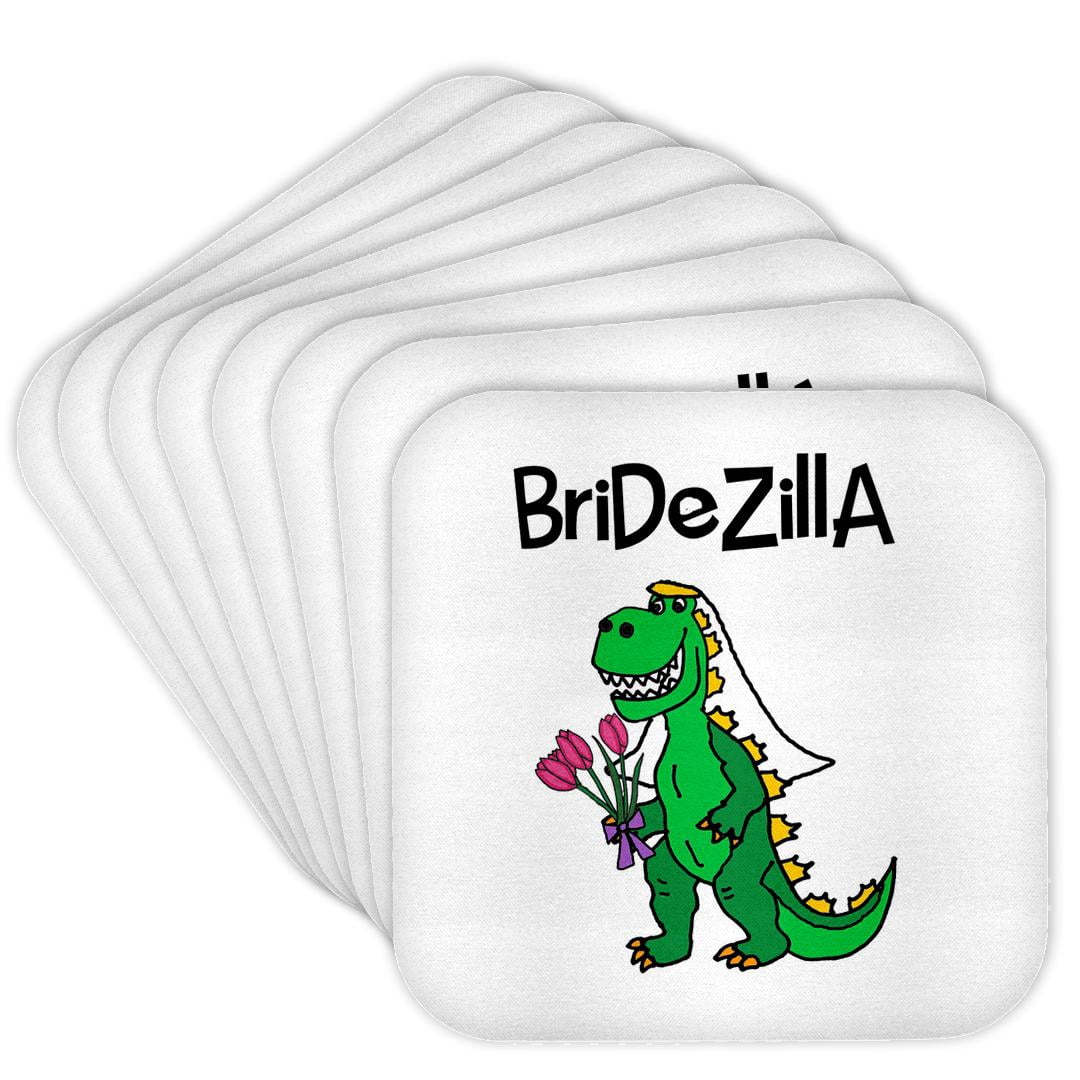 3drose, Funny Cute Bridezilla Bride Wedding Bridal Satire Cartoon, Set ...