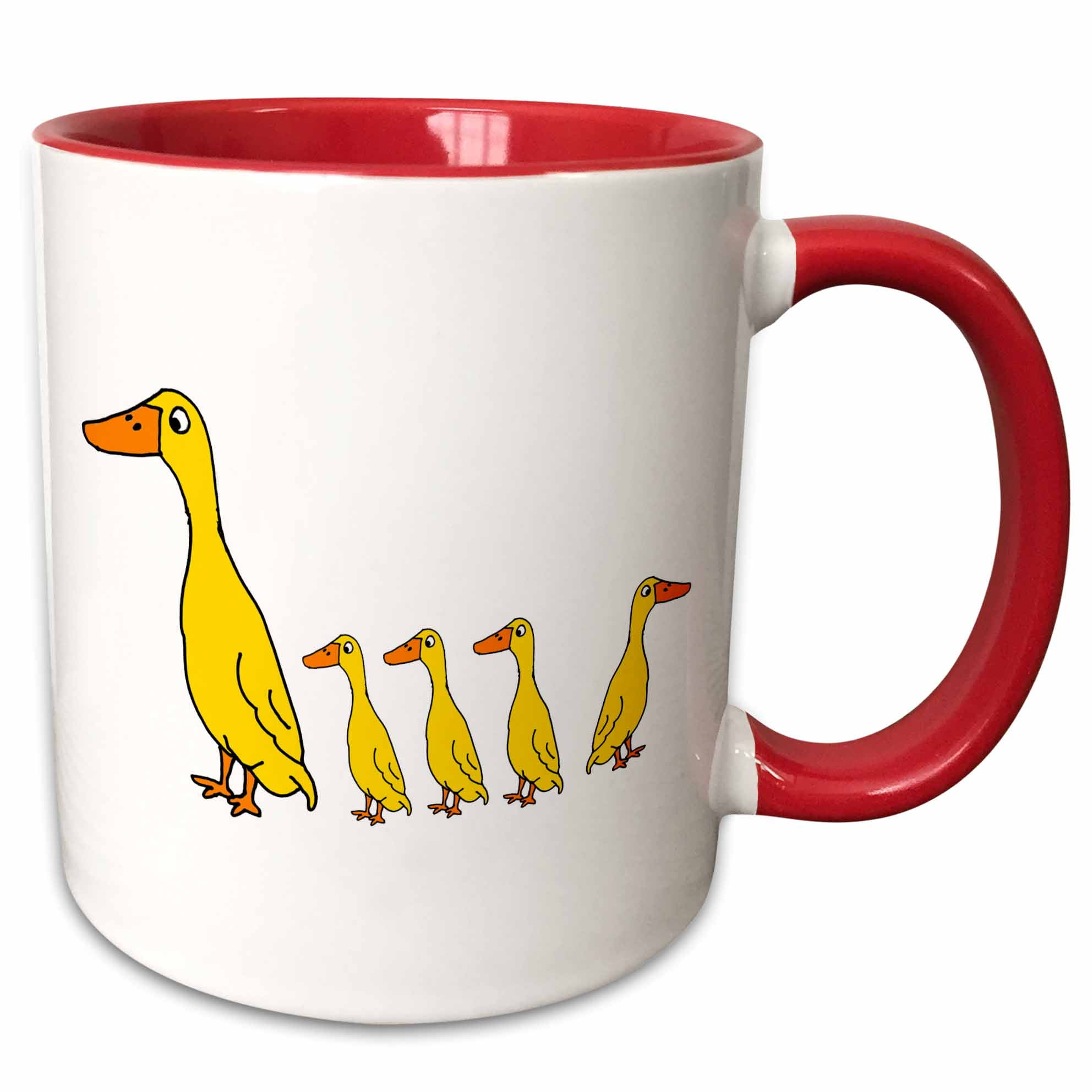3drose, Funny Cute Ducks in a Row Satire with Rebel Duck Going His Own ...