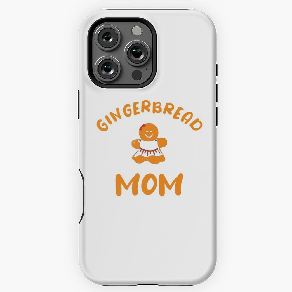 Funny Cute Gingerbread Mom Gift Phone Case for iPhone 11 12 13 14 15 16 ...