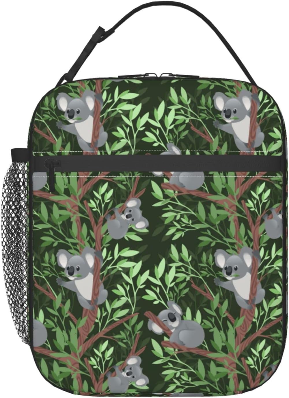 Funny Cute Gray Koala Lunch Bag Lunch Box Insulated Meal Bag Food ...