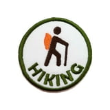 Funny Cute Hiking Camping Badge Embroidered Iron On Patch - Walmart.com
