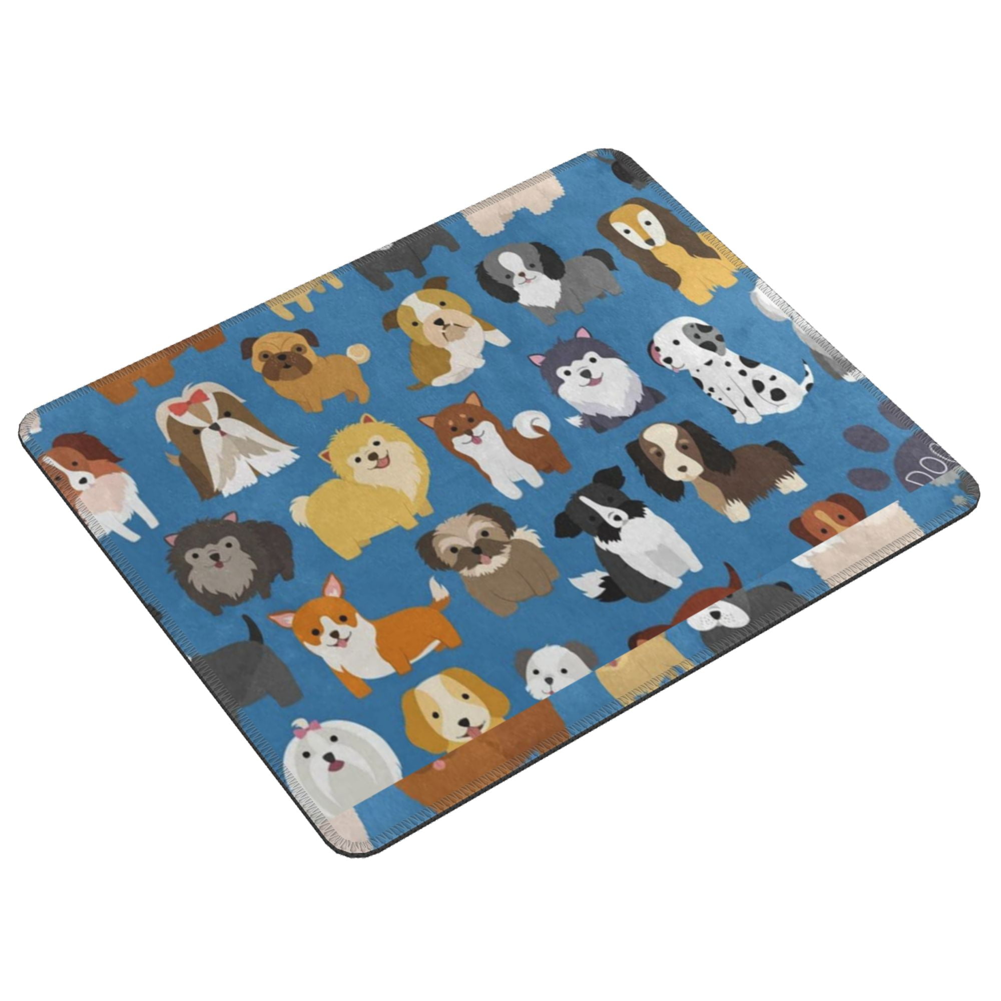 Funny Cute Puppy Pug Dog Pads for Wireless Mouse Office Computer ...