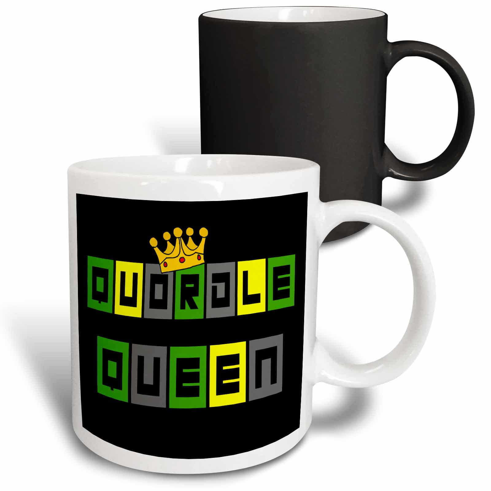 3drose, Funny Cute Quordle Queen with Crown Daily Online Word Game ...