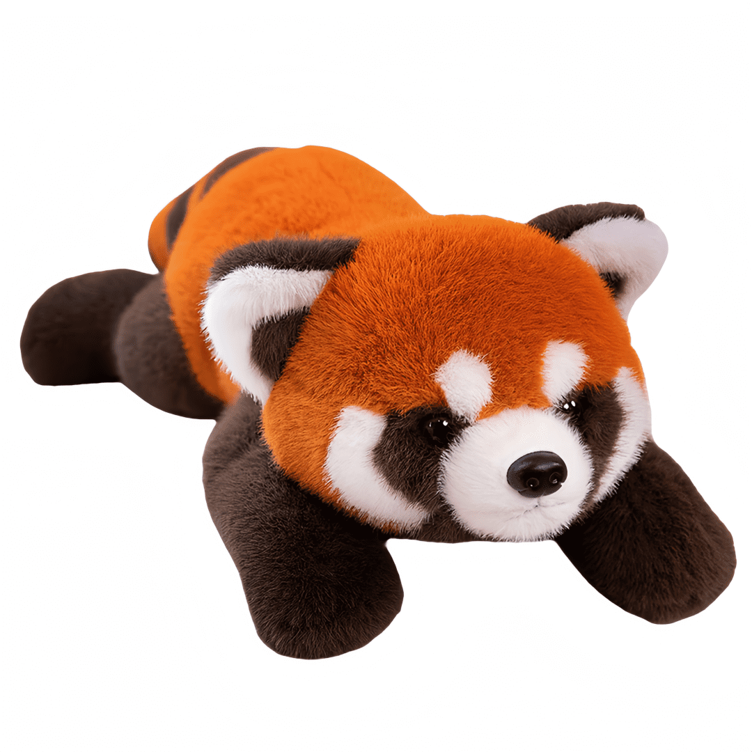 Funny Cute Raccoon Stuffed Animals Super Soft Faux Fur-Birthday Gift ...