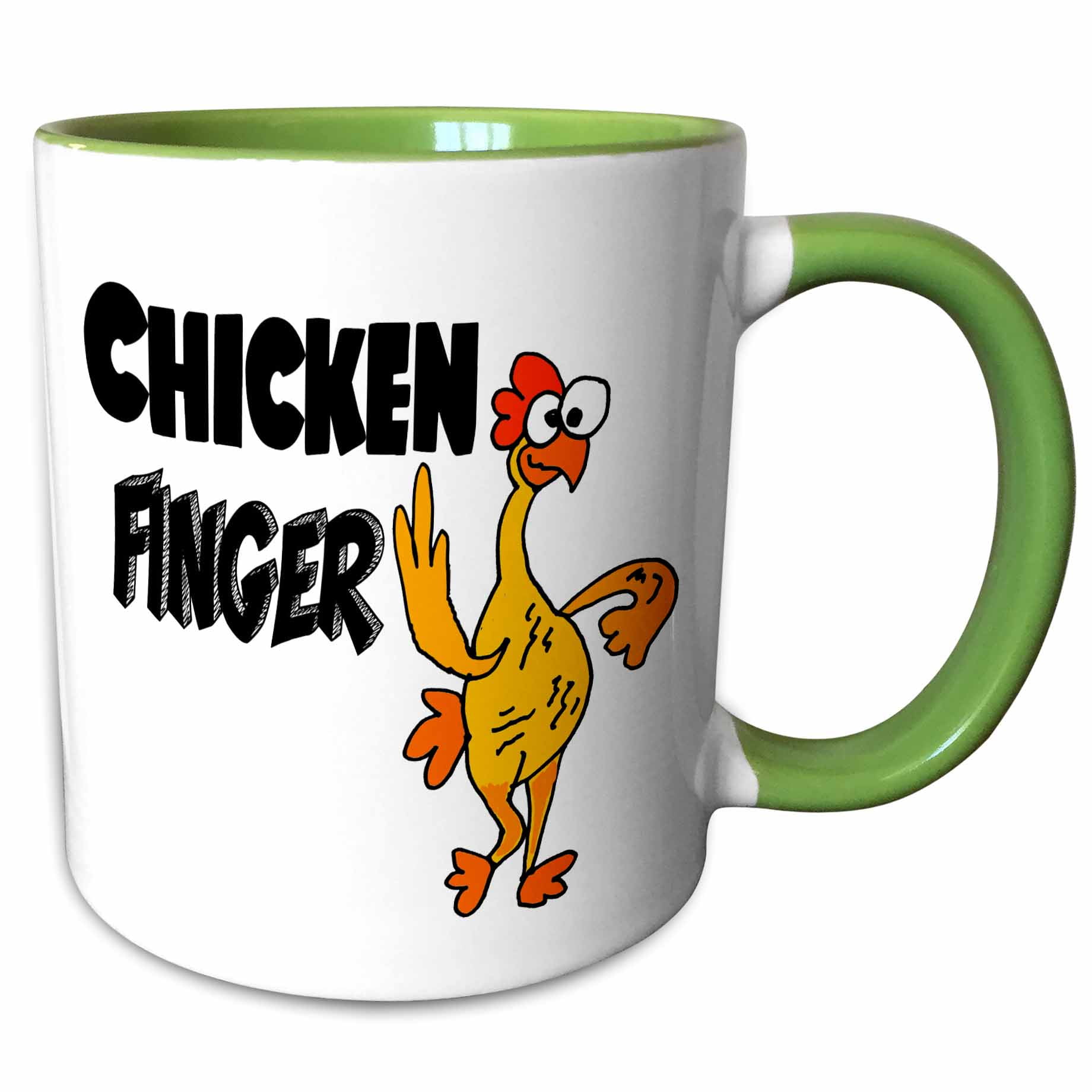 3drose, Funny Cute Rubber Chicken Pointing Finger Saying Chicken Finger ...