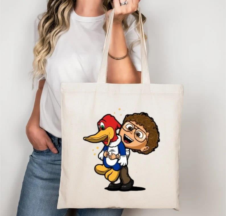 Funny Cute Russian Scientist Dr Alexei Cartoon Meme 80s Tote Bag, a ...