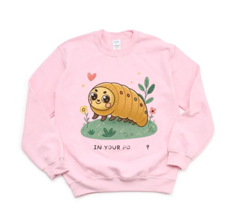 Funny Cute Tardigrade Meme Joke Water Bear Moss Piglet Sweatshirt, for ...
