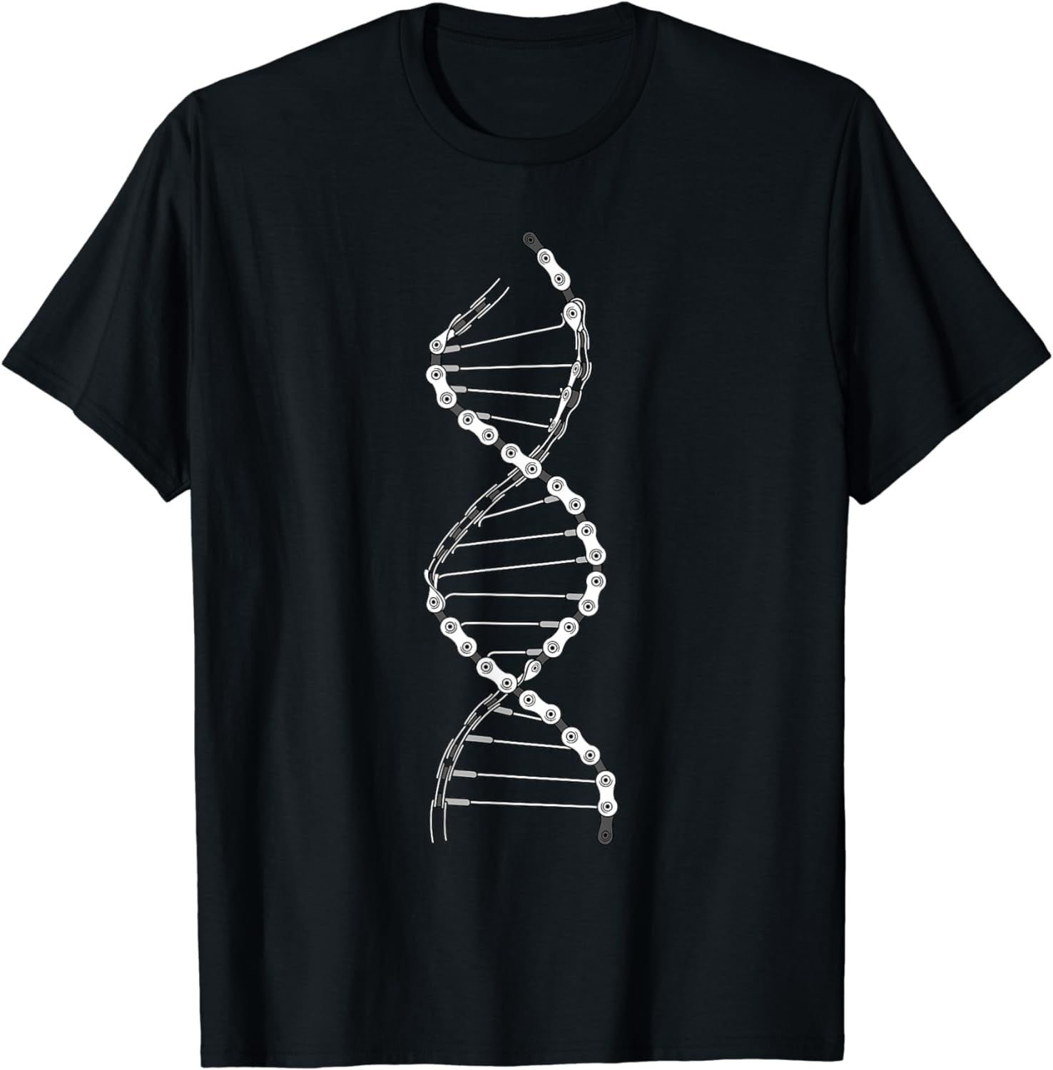 Funny DNA Cycling Bicycle Chain Mountain Bike Lovers Outfit T-Shirt ...
