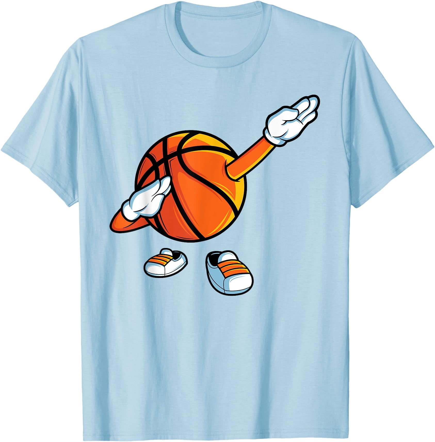 Funny Dabbing Basketball Dancing Ball Game Softstyle T-Shirt for Men ...