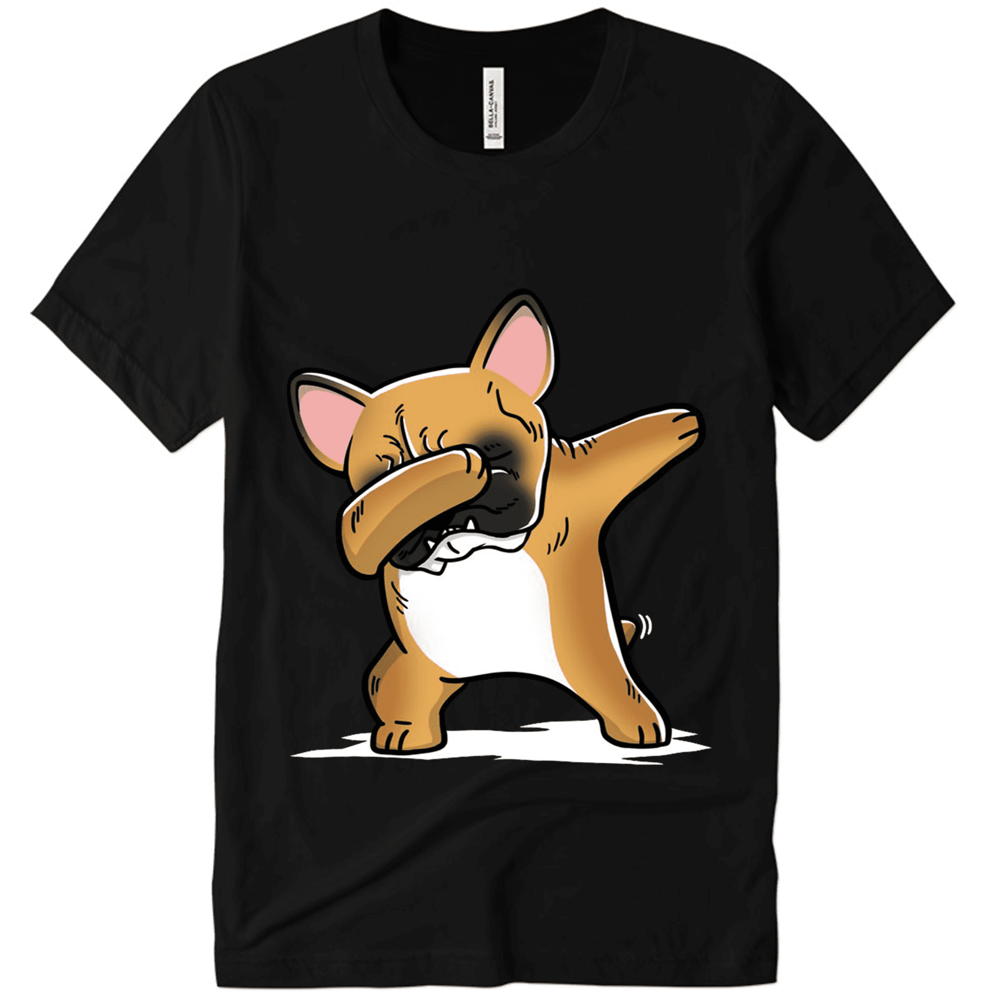 Funny Dabbing Fawn French Bulldog Dog T-Shirt - Walmart.com