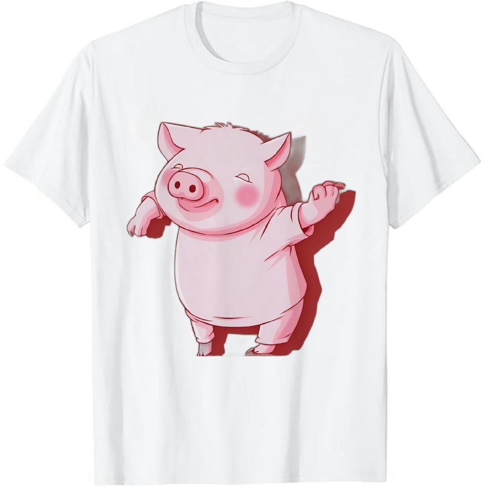 Funny Dabbing Pig Cute Pigs Dab Farmer Dabbing Pigs T-Shirt 076 ...