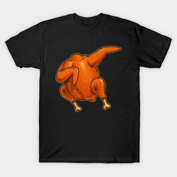 Funny Dabbing Turkey Thanksgiving Roast Turkey Dab Artwork Print, H6898 ...
