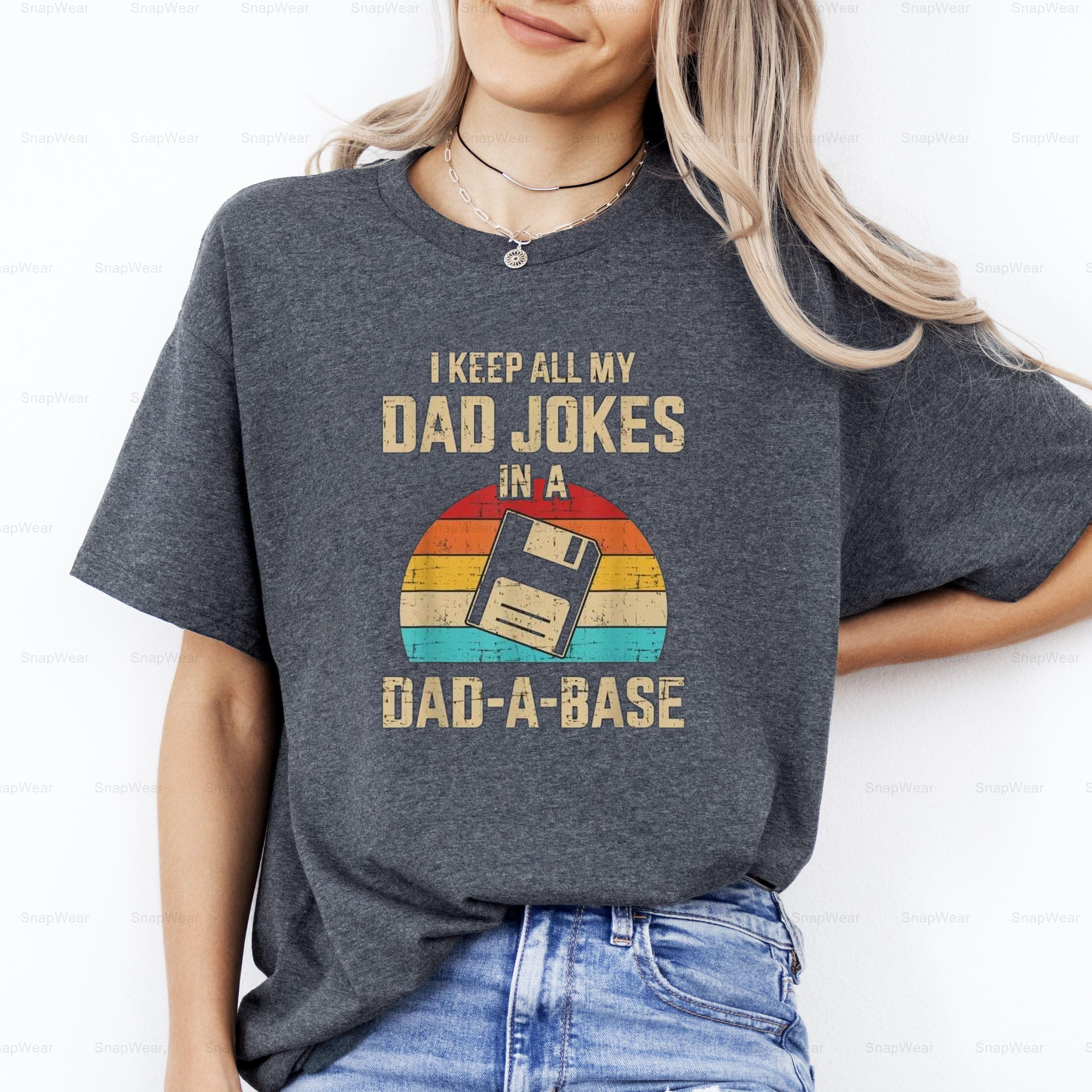 Funny Dad Jokes In Dadabase Vintage Fathers Day Humor Puns Wordplay T ...