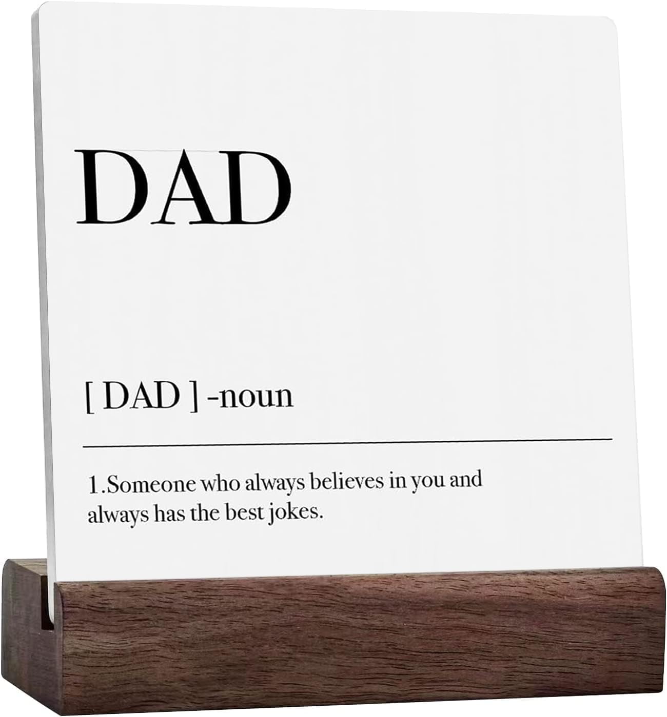 Funny Dad Noun Decorative Dad Definition Rustic Office Desk Accessories ...