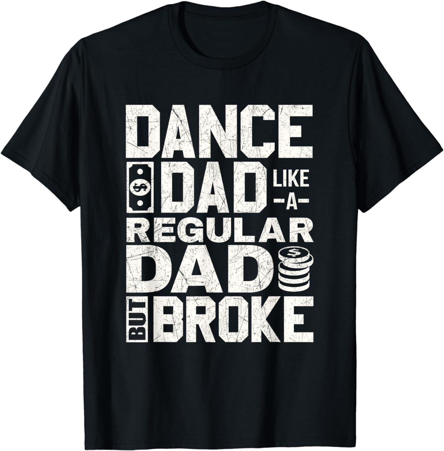 Funny Dance Dad Shirt Proud Dancer Dancing Father Men Tee T-Shirt ...