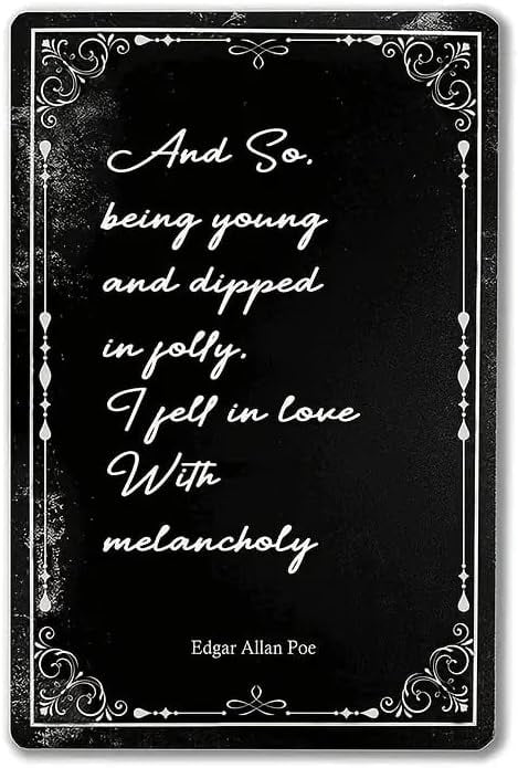 Funny Dark Humor Quote Gothic Decor Sign For Goth Grunge Room, Gothic ...