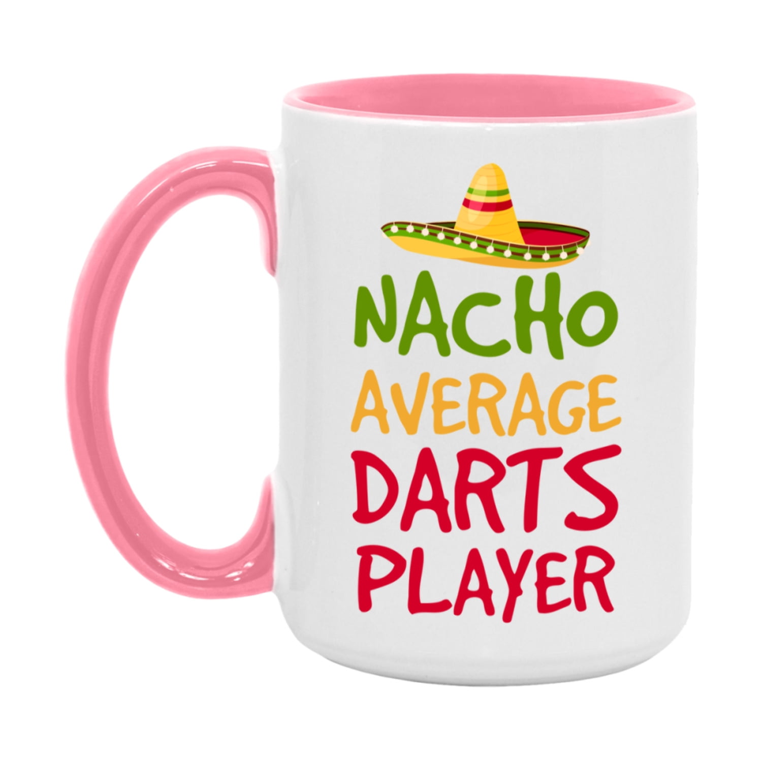 Funny Darts Player Coffee Mug - “Nacho Average Darts Player” - 11Oz ...