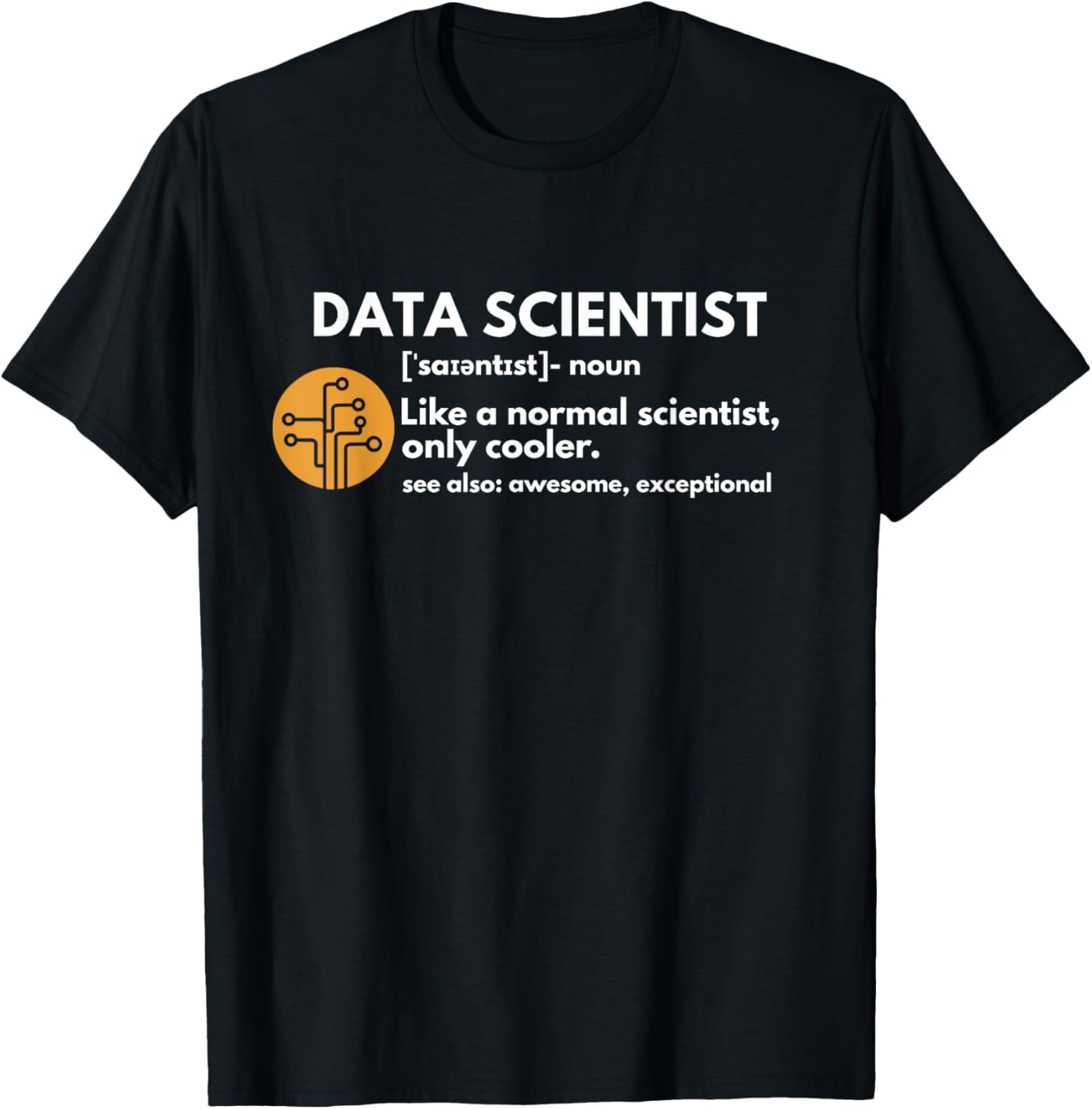 Funny Data Scientist Definition Computer Science T Shirt