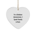 Funny Database Administrator Quotes Heart Ornament, Gifts from Family ...