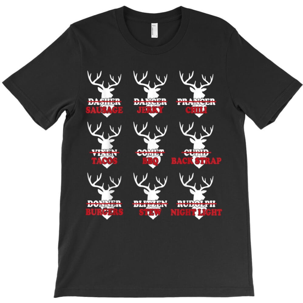 Funny Deer St. Nick's Reindeer Holiday Hunting Graphic T-Shirt G5074 ...