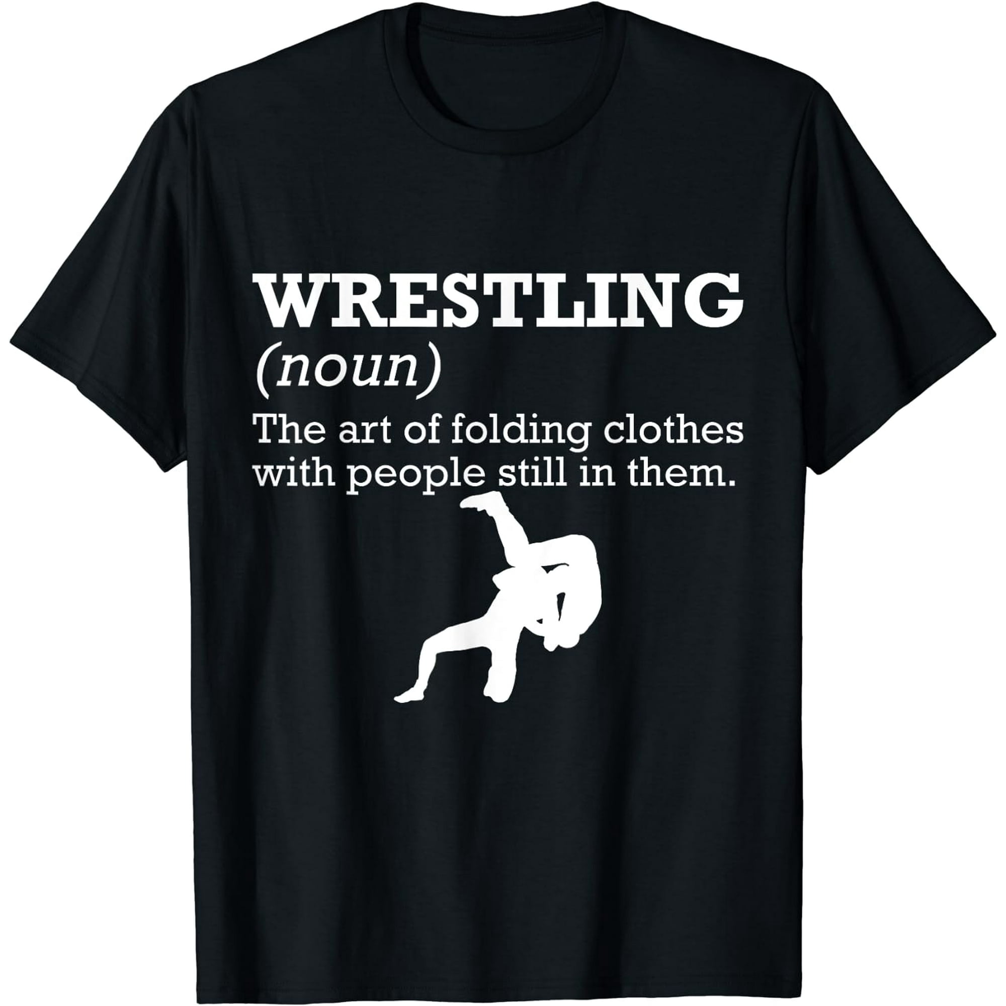 Funny Definition Wrestler Graphic T-Shirt Soft Cotton Apparel Sizes S ...