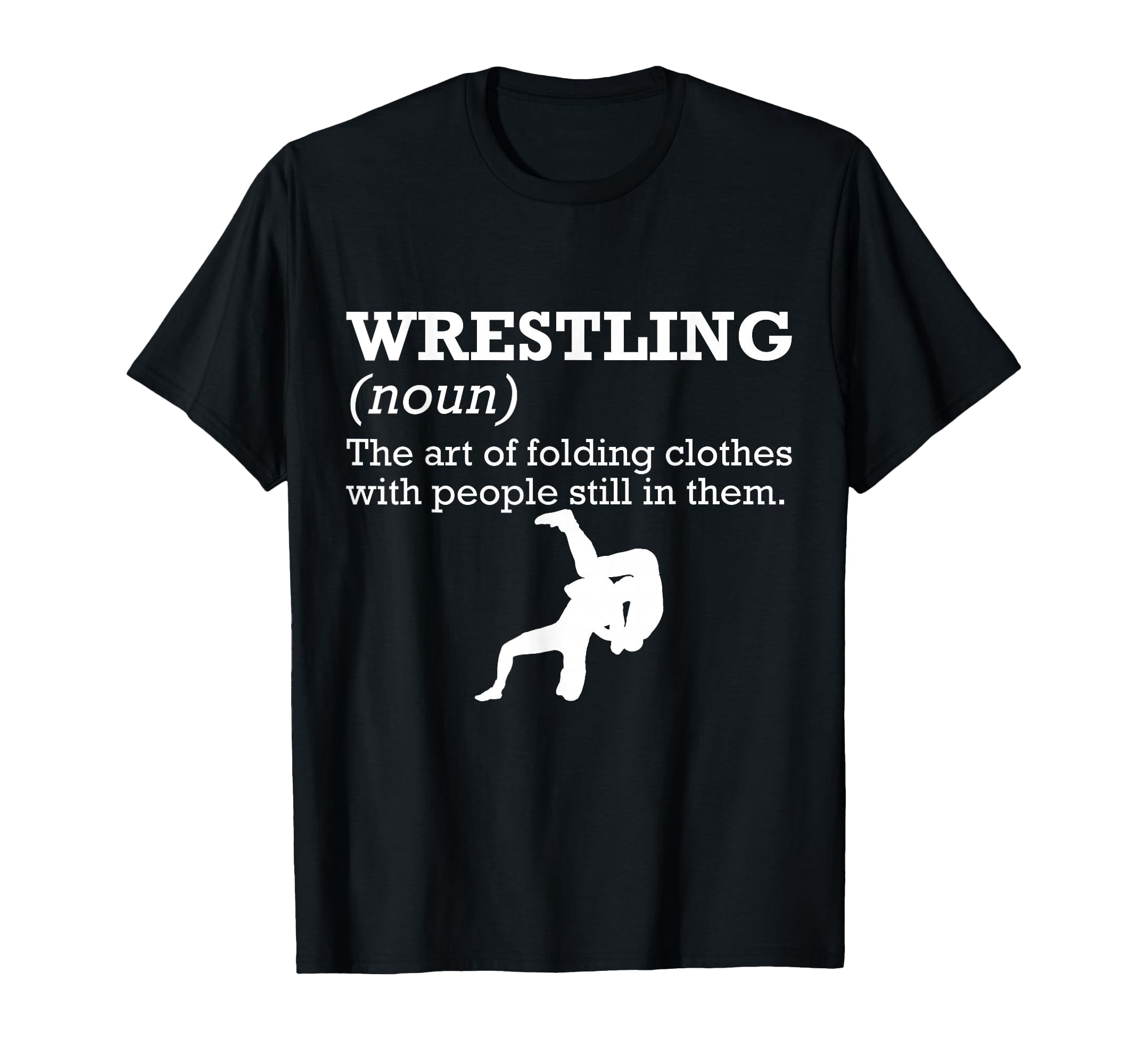 Funny Definition Wrestling Wrestler T-Shirt for Adults - Humorous ...