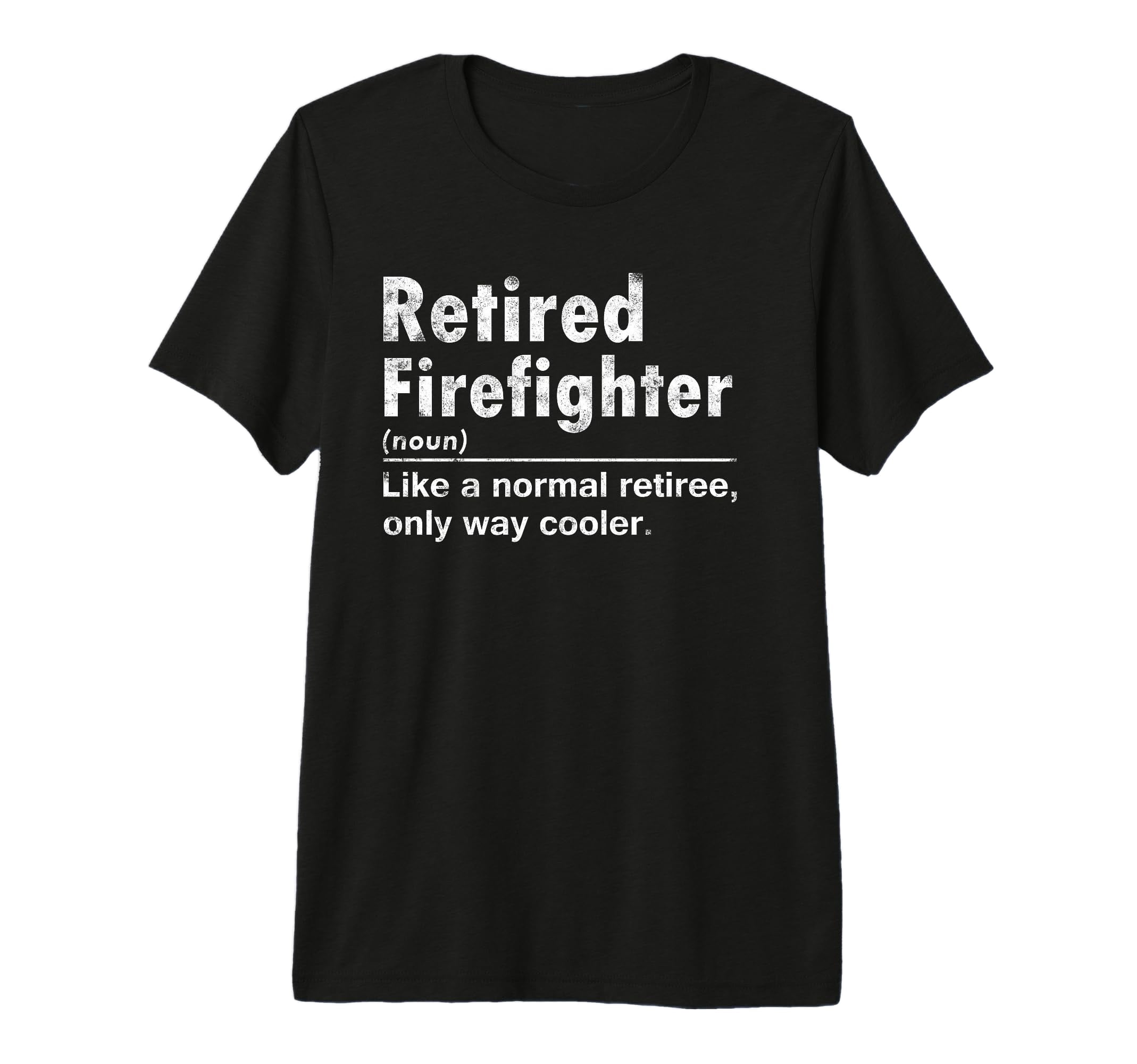 Funny Definition of Retirement Firefighter Premium Tri-blend T-Shirt ...