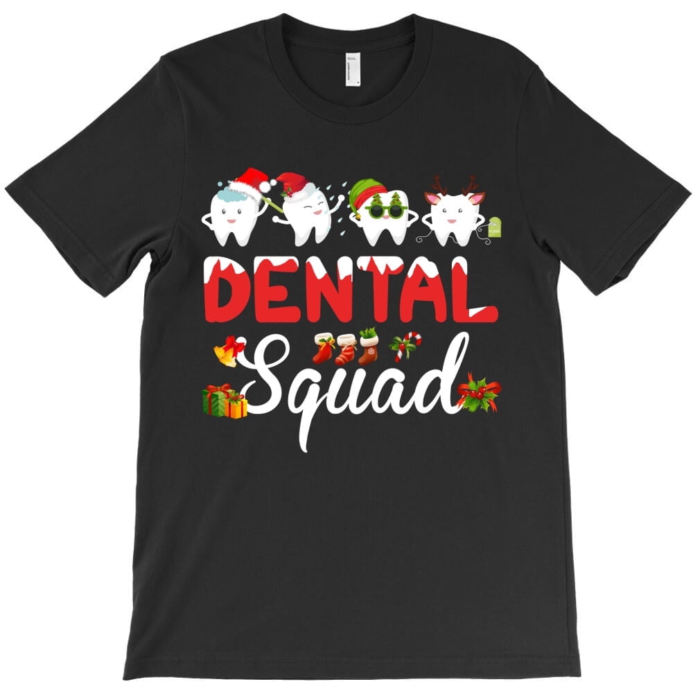 Funny Dentist Hygienist Christmas Dental Squad Outfit Holiday Graphic ...