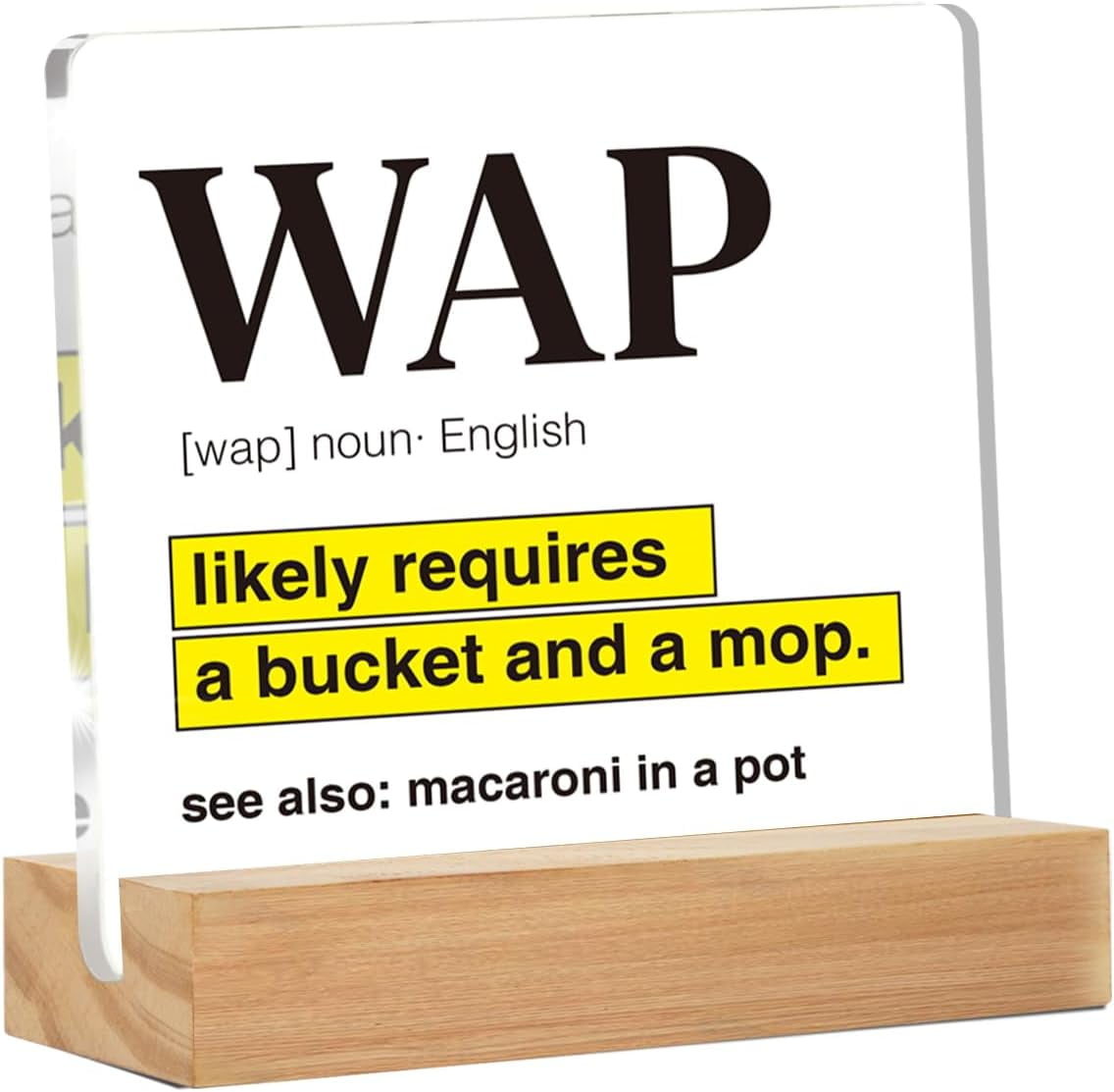 Funny Desk Sign - Funny Bedroom Decor - Humor Bathroom Decor - WAP ...