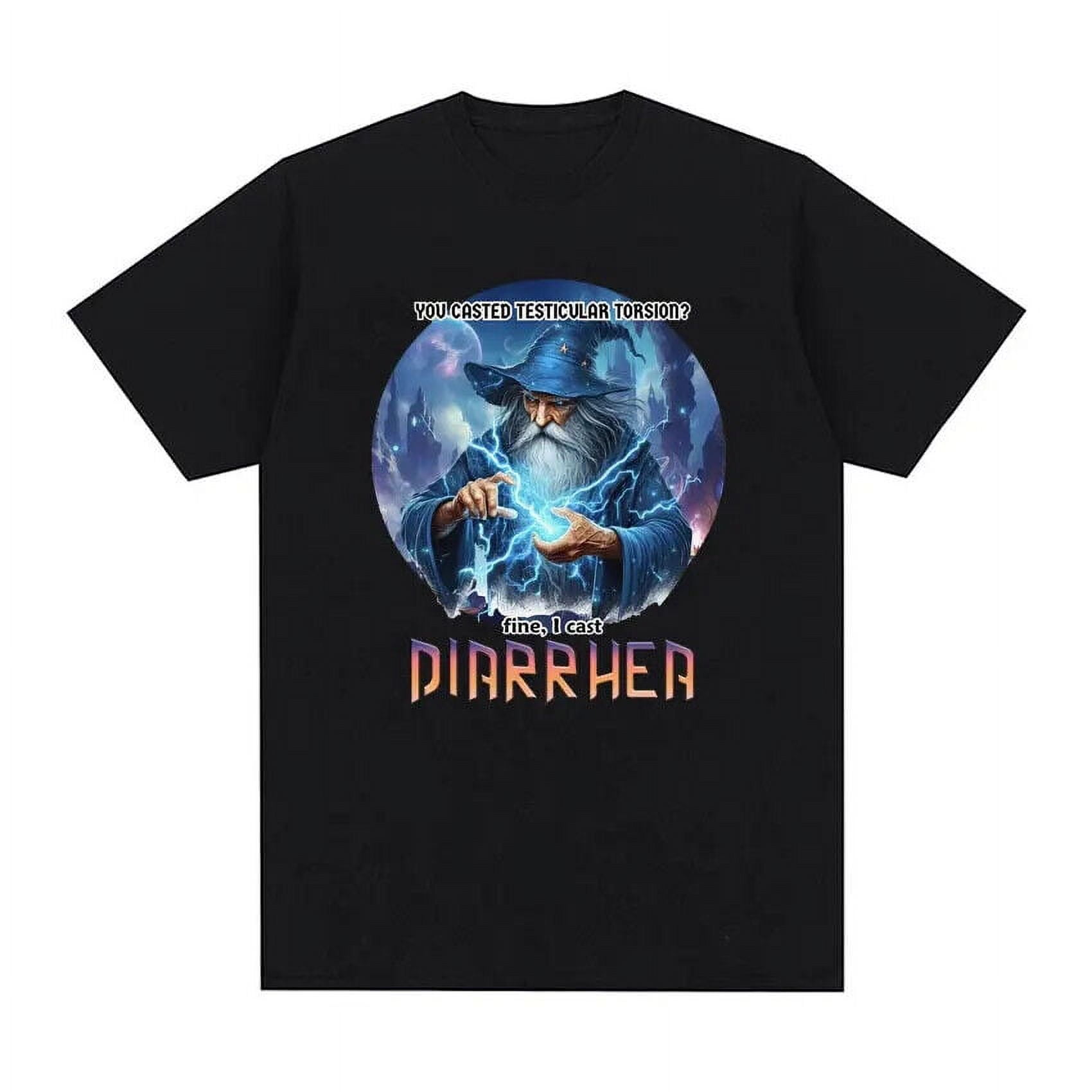 Funny Diarrhea Cast Wizard Meme T Shirt Shadow Wizard Money Gang ...