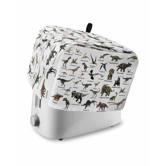 Funny Dinosaurs Small Toaster Cover 2 Slice, Kitchen Appliance Covers ...