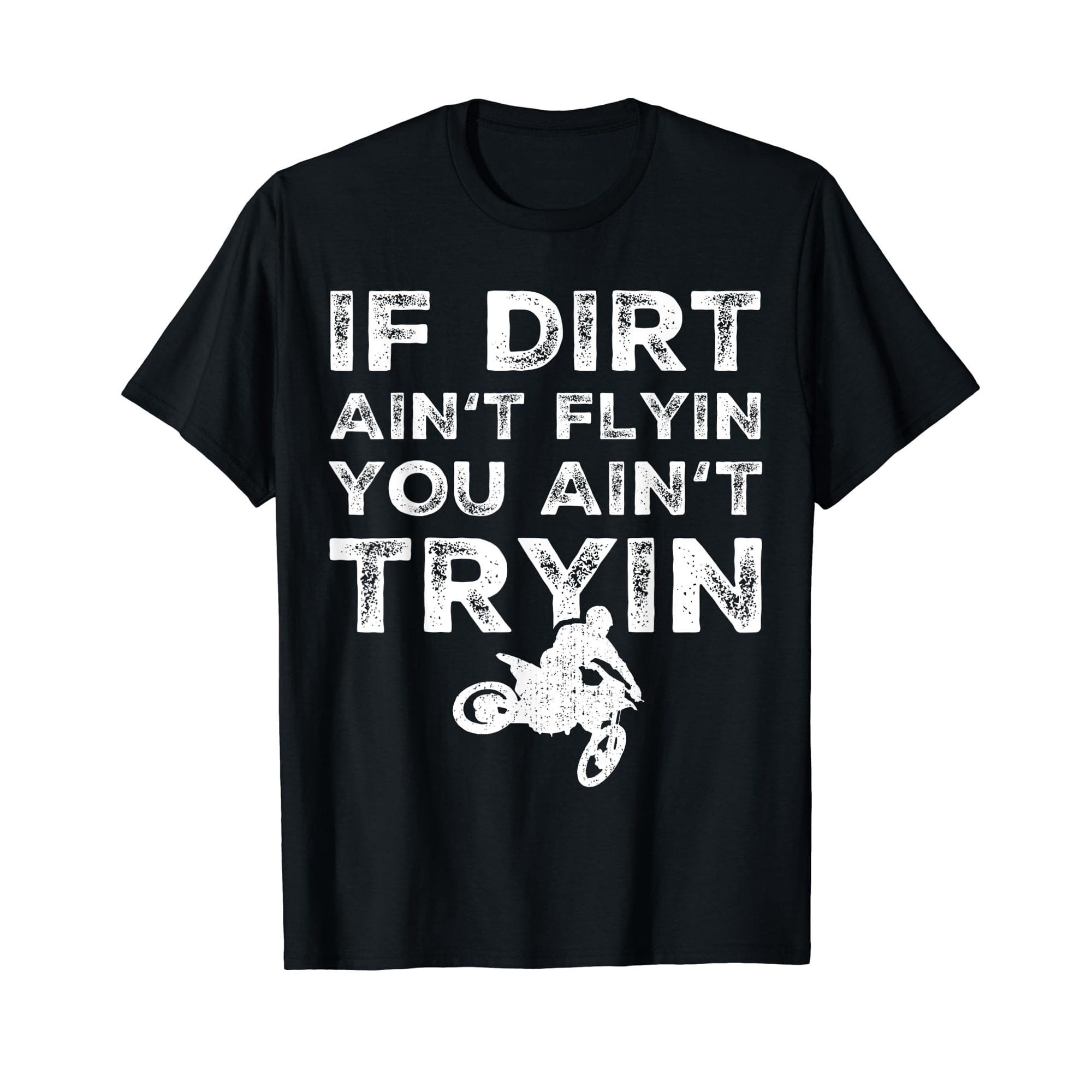 Funny Dirt Bike Riding - MX Motocross Rider Supercross T-Shirt Black ...