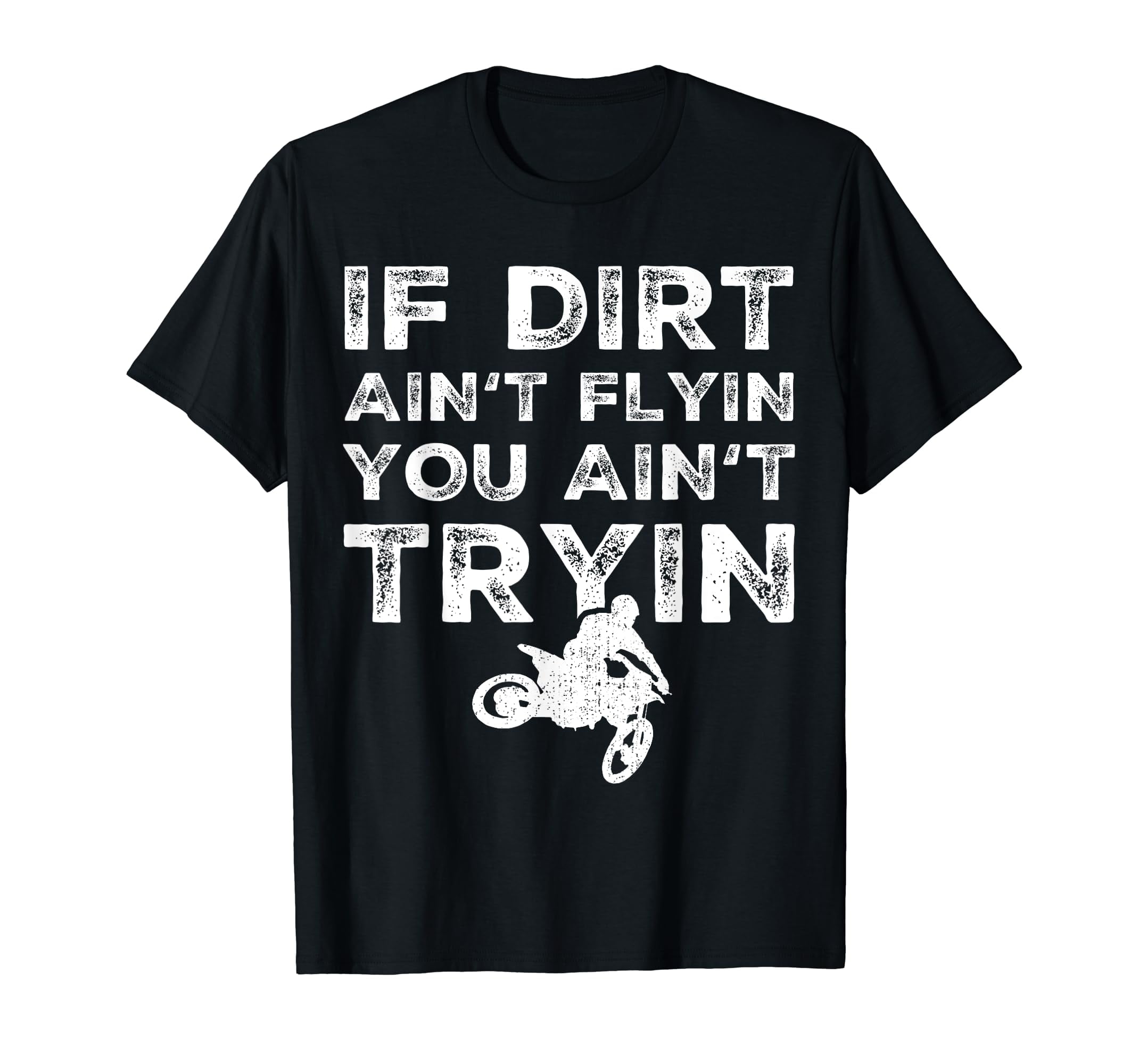 Funny Dirt Bike Riding - MX Motocross Rider Supercross T-Shirt Black ...