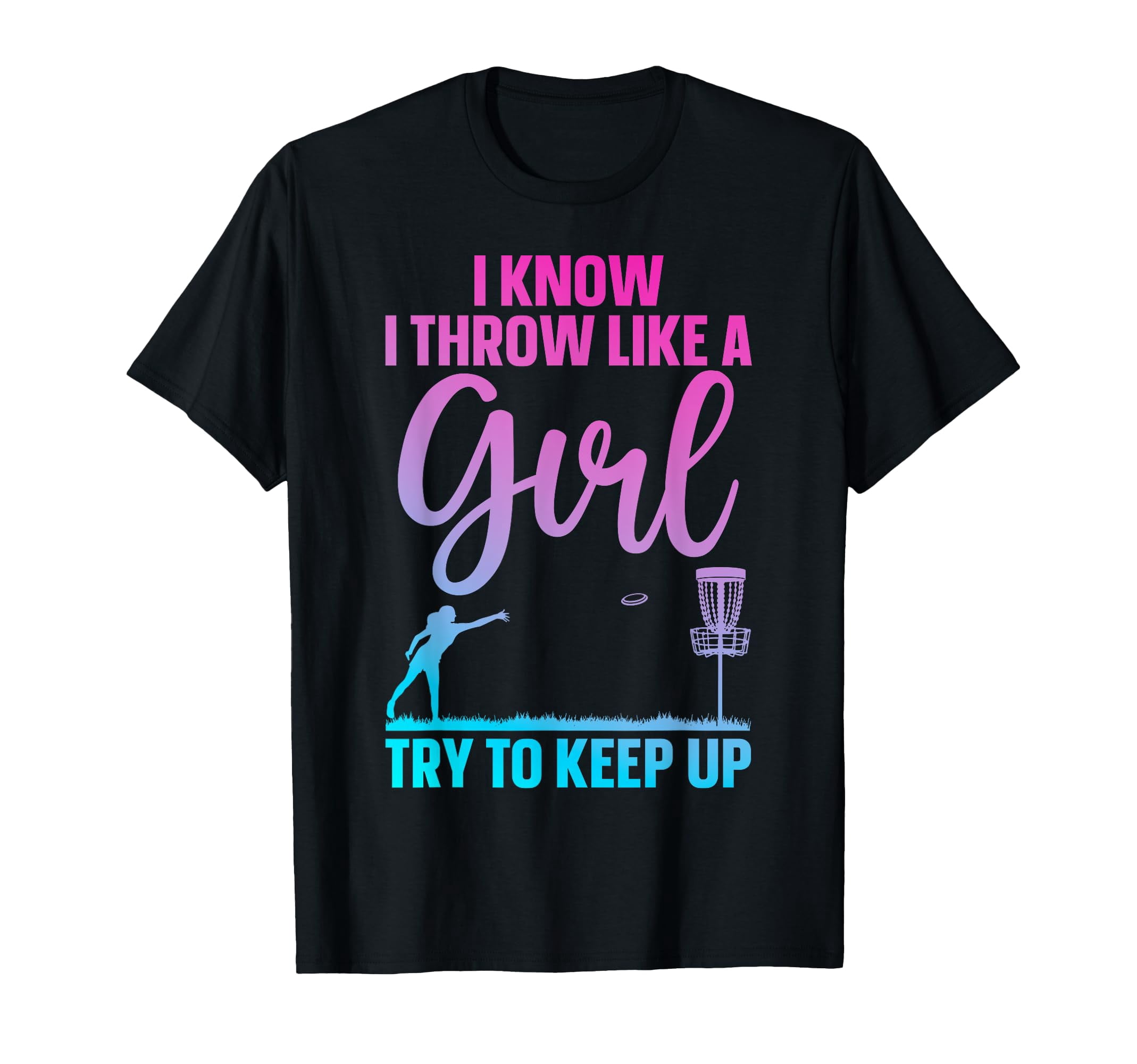 Funny Disc Golf Design T-Shirt for Women - Perfect Gift for Disc Golf ...