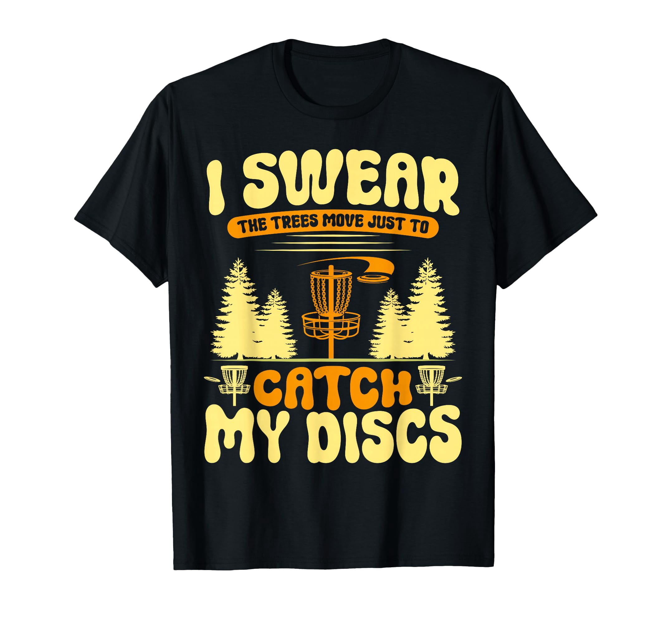 Funny Disc Golf Player T-Shirt with Playful Design and Humorous Text ...