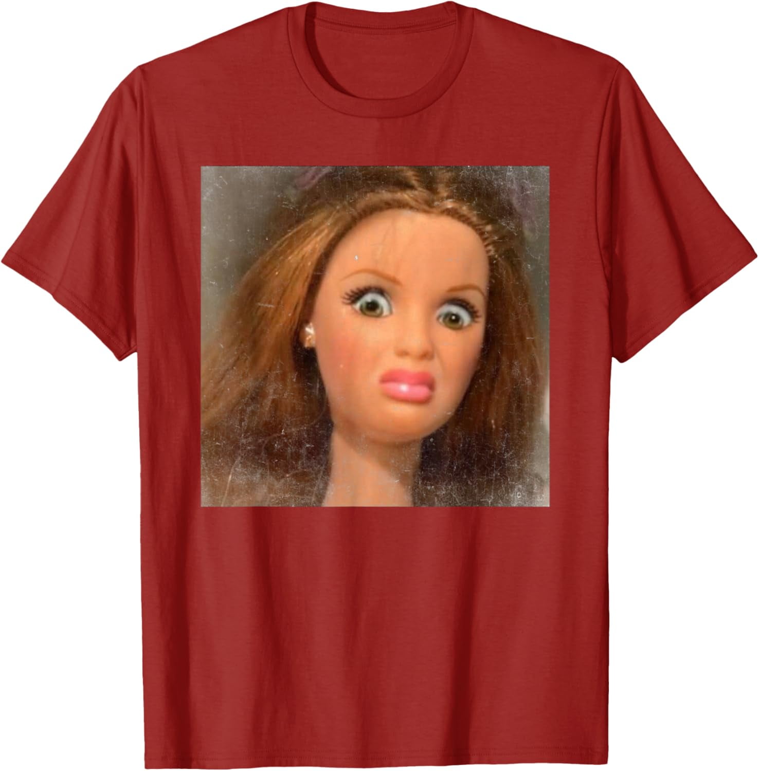 Funny Disgusting Doll face Meme T-Shirt,Full Sizes S-5X - Walmart.com