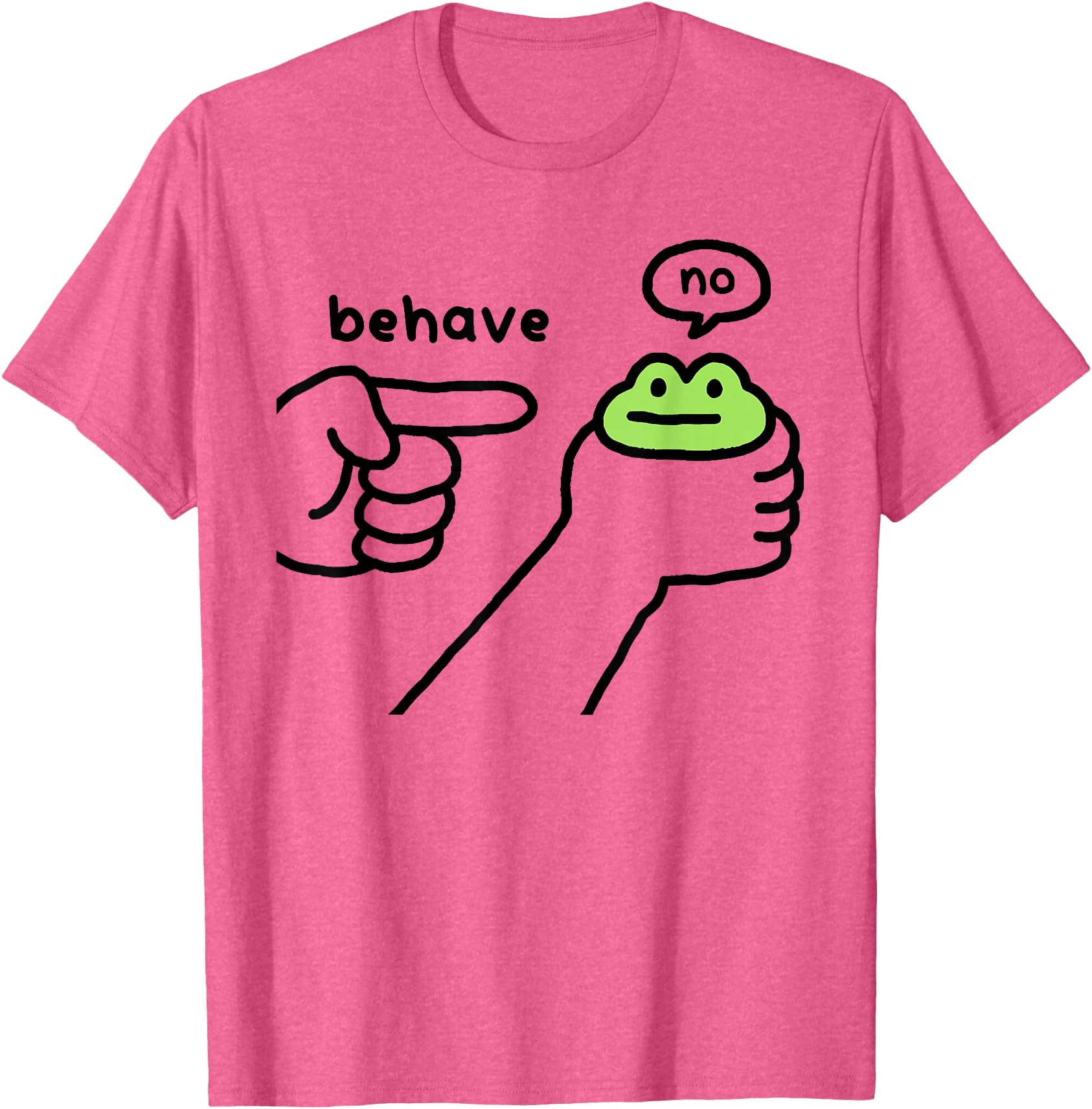 Funny Dishonest Frog Meme T-Shirt - No Cartoon Design - Humorous White ...