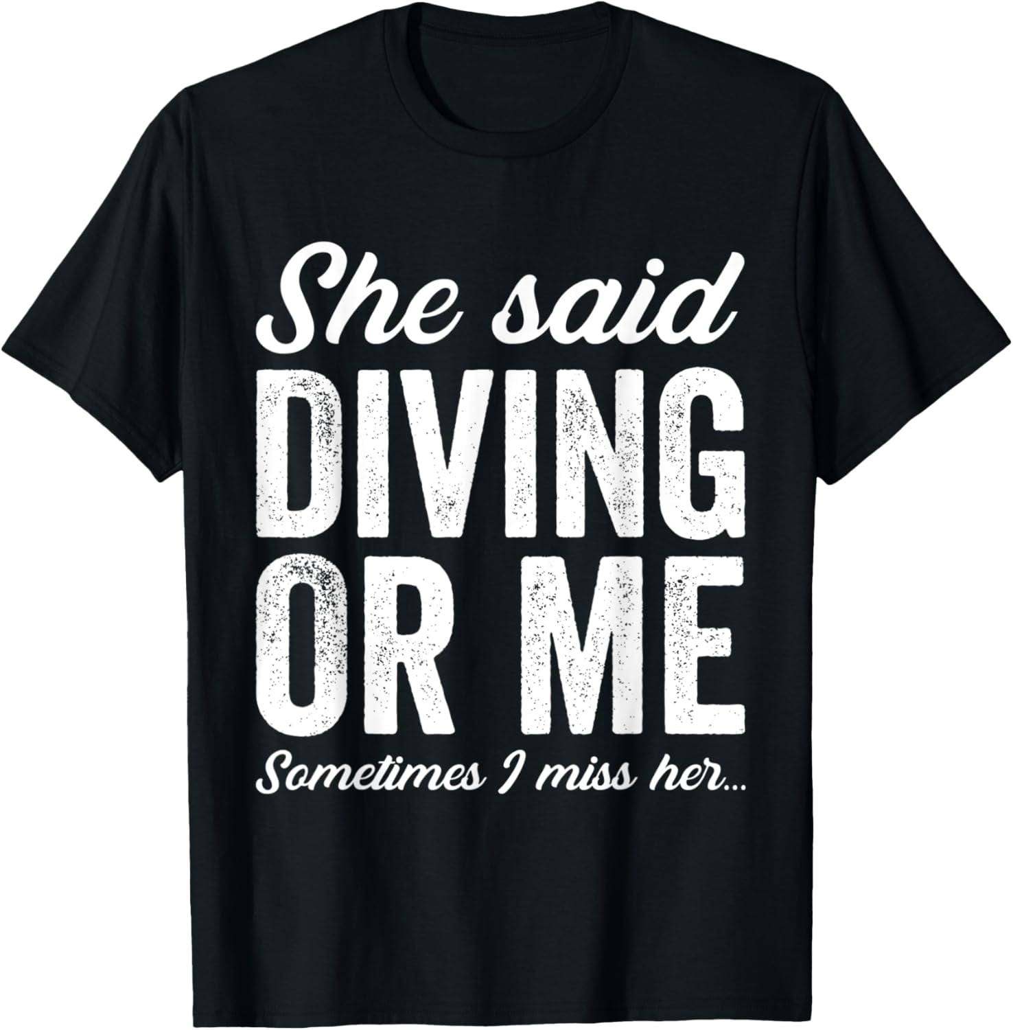 Funny Diving Platform Springboard Diving Board Diver Joke T-Shirt ...