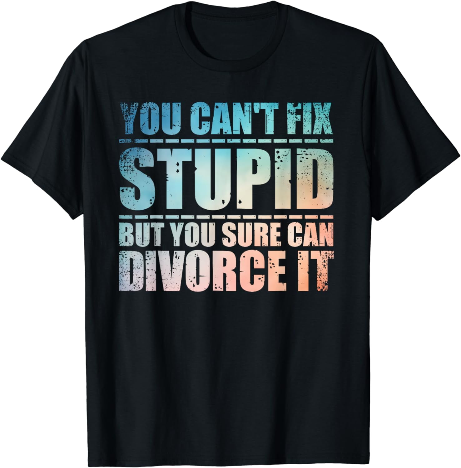 Funny Divorce Design For Men Women Ex Husband Wife Divorcees T-Shirt ...